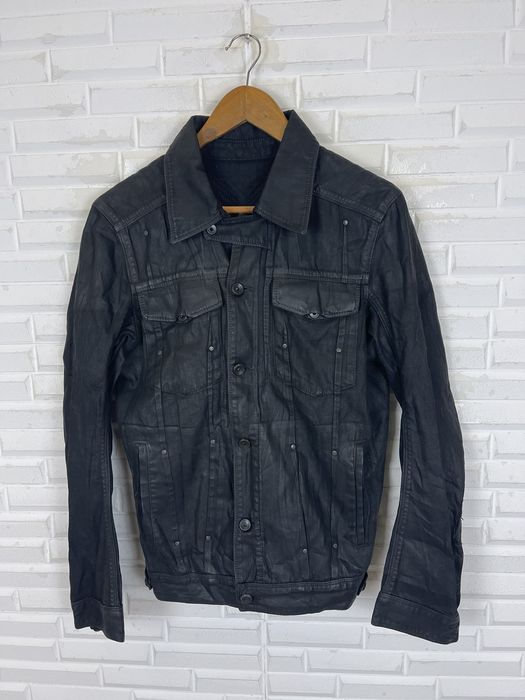 Diesel DIESEL NICE DESIGN WAXED JACKET | Grailed