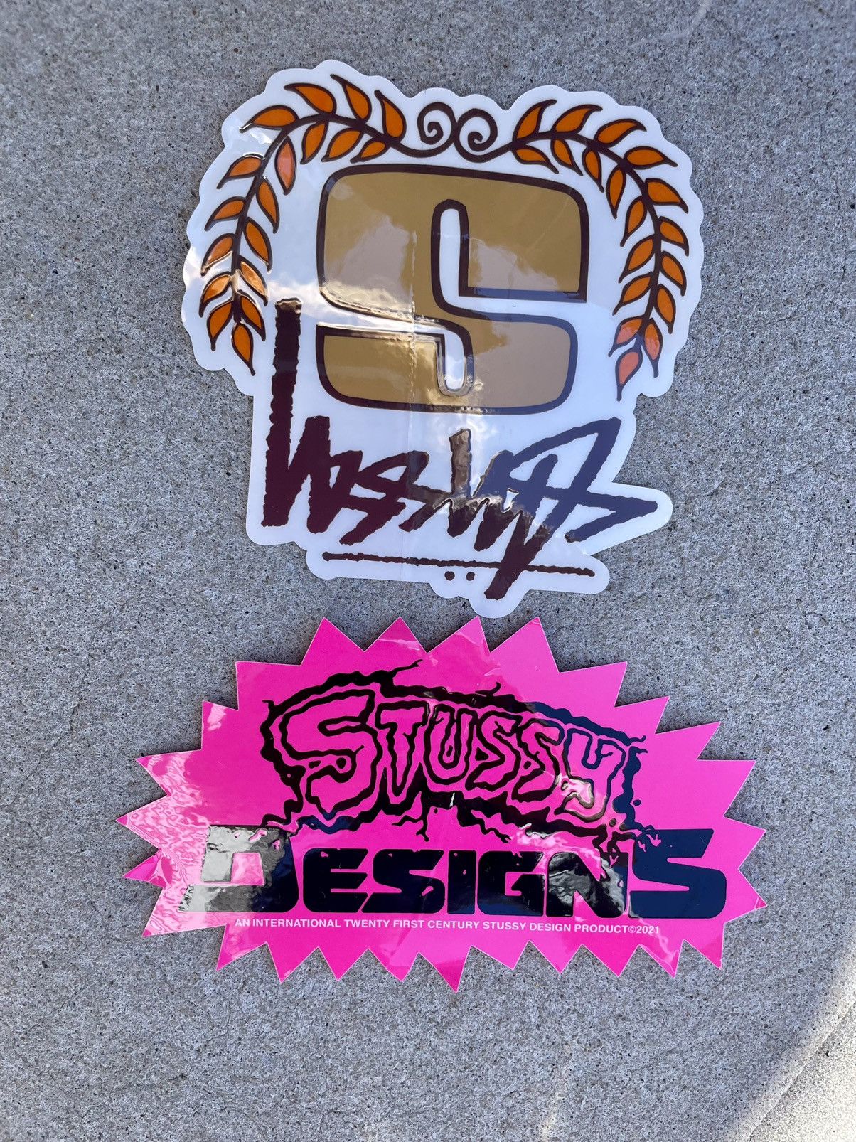 Hype × Streetwear × Stussy Stickers 2-Pack: STUSSY DESIGNS Comic Punk ...