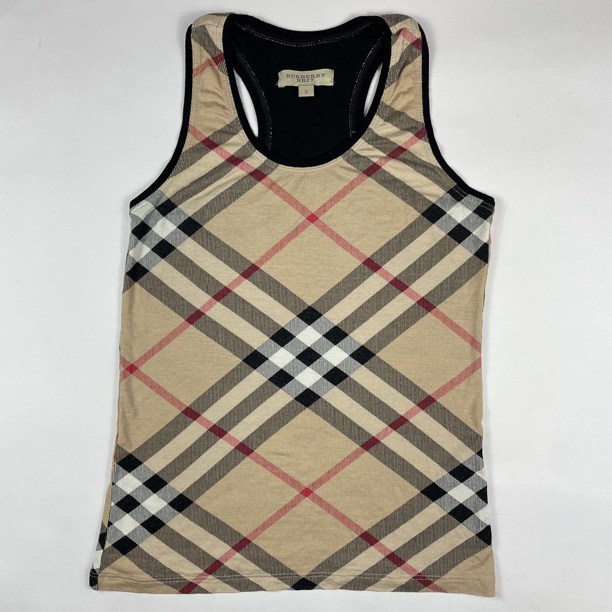 Burberry × Vintage Burberry Nova Check Tank Top Y2K | Grailed