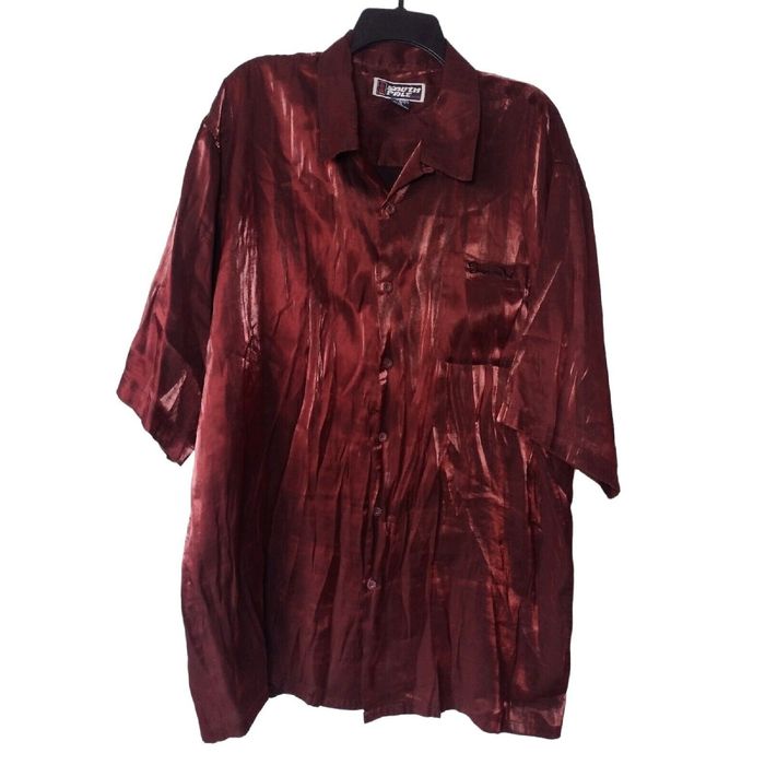 Southpole Vintage Y2K South Pole Mens Size XL Shimmer Button Up Shirt | Grailed