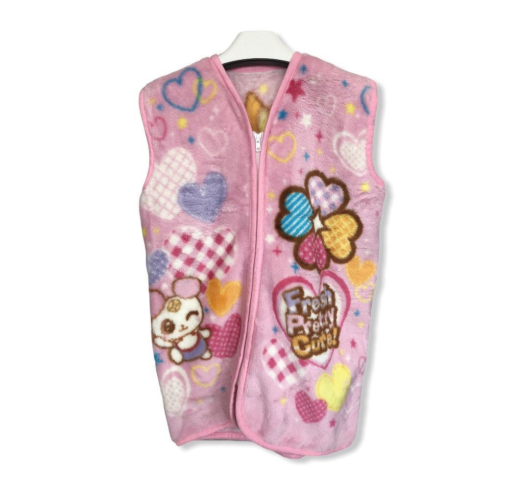 Cartoon Network Fresh pretty cure Cartoon Fleece Vest | Grailed