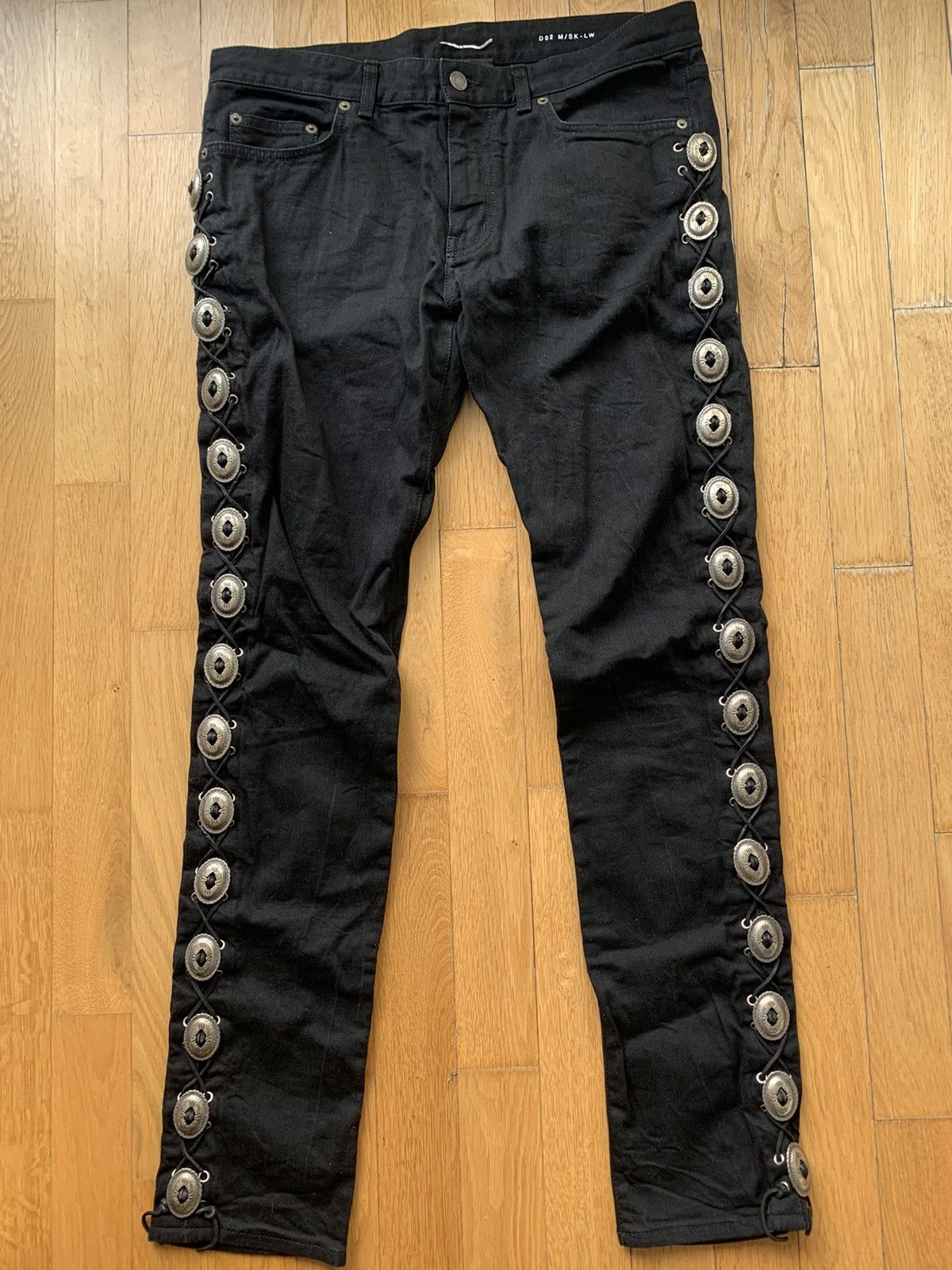 Saint Laurent Paris Saint Laurent SS15 psych rock Concho jeans | Grailed