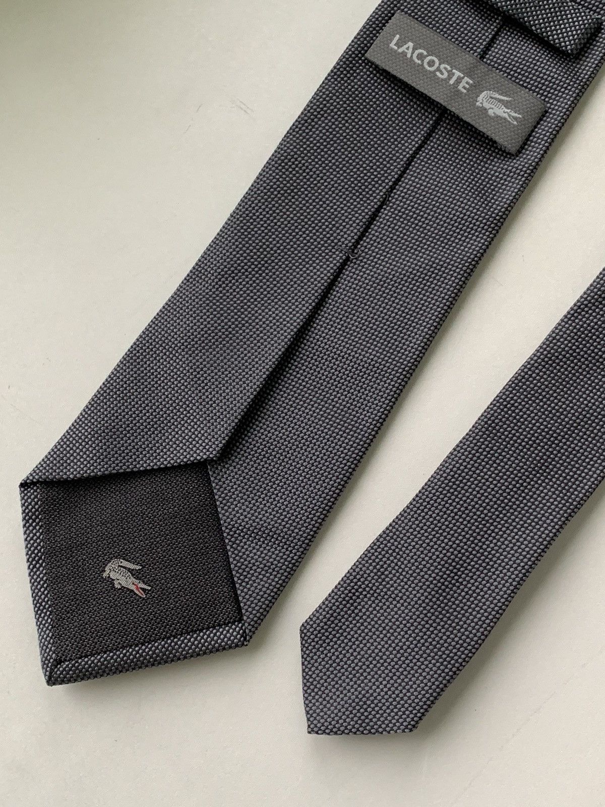 Lacoste 📁 Lacoste tie with logo made in Italy casual | Grailed