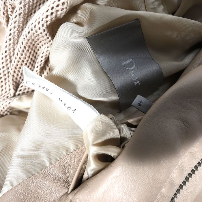 Dior SS04 Strip Leather M65 Military Jacket Sample | Grailed