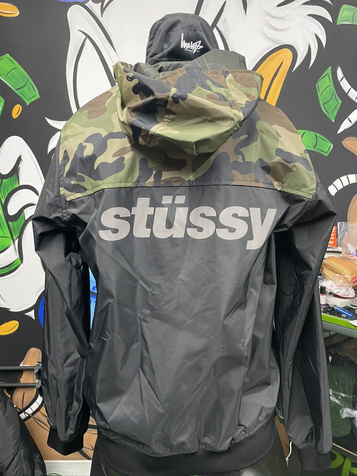Stussy Stussy camo windbreaker L | Grailed