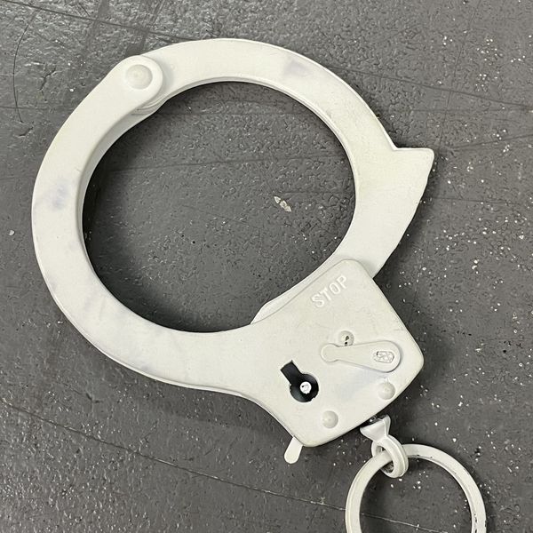 Jam Home Made Jam Home Made X ReadyMade White Dipped Hand Cuff Keychain ...