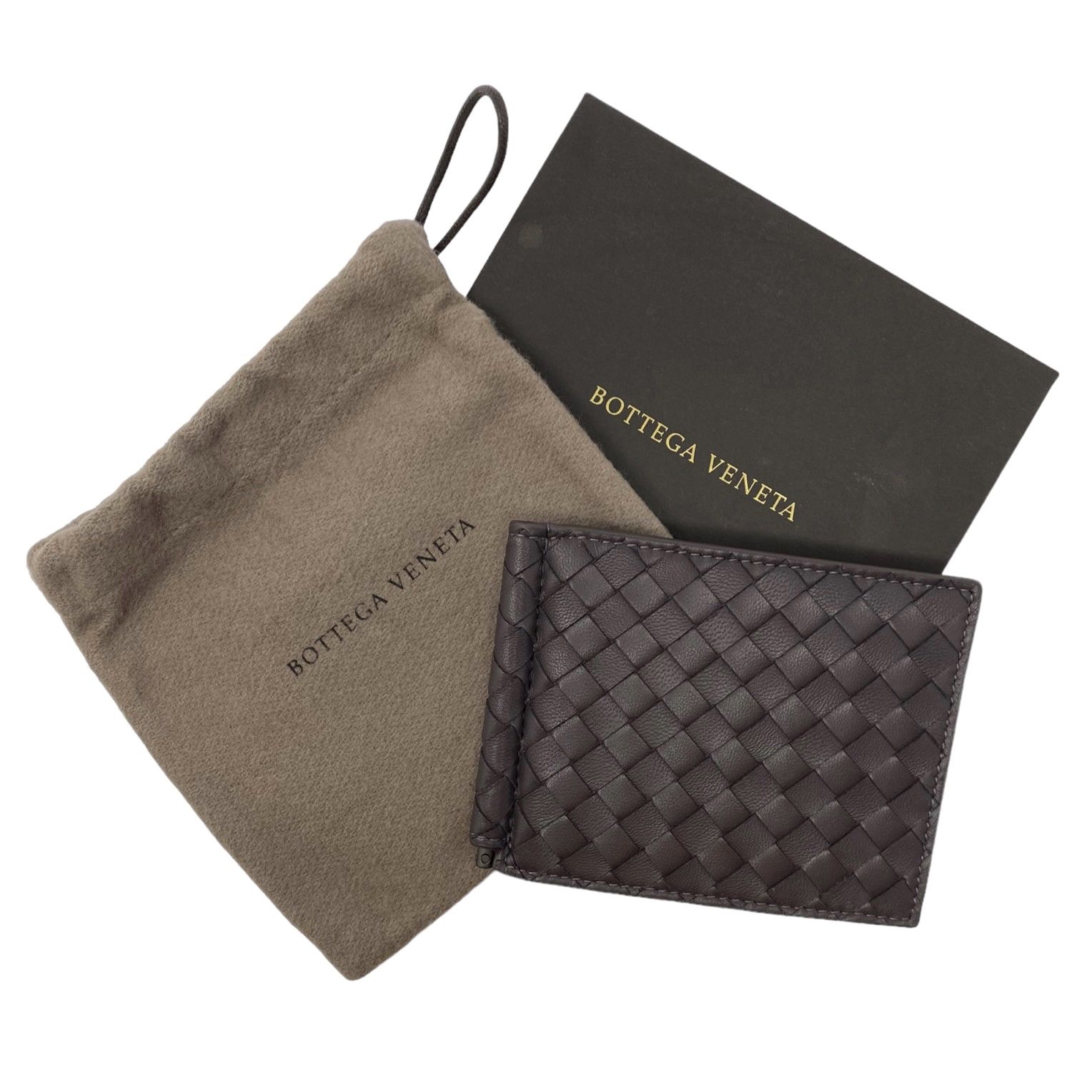 Bottega Veneta Bottega Veneta Intrecciato Bill Clip Bifold Wallet | Grailed
