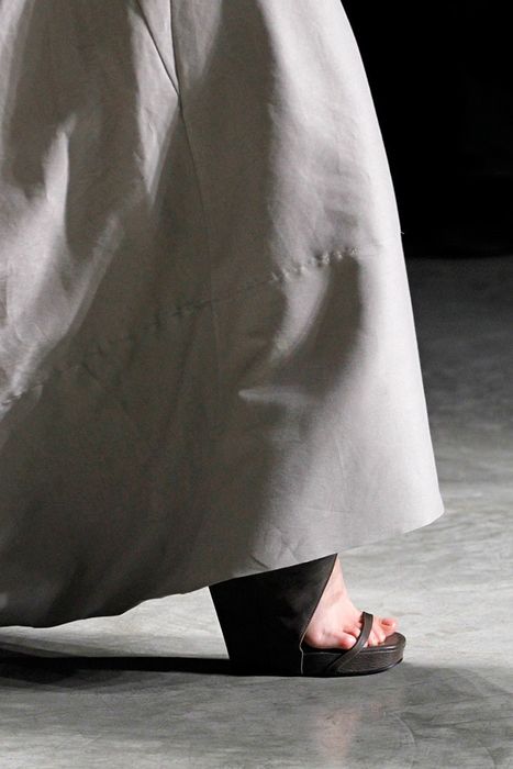 Rick Owens Rick Owens - S/S 11 - "Anthem" - Cutout Wedge Sandals | Grailed