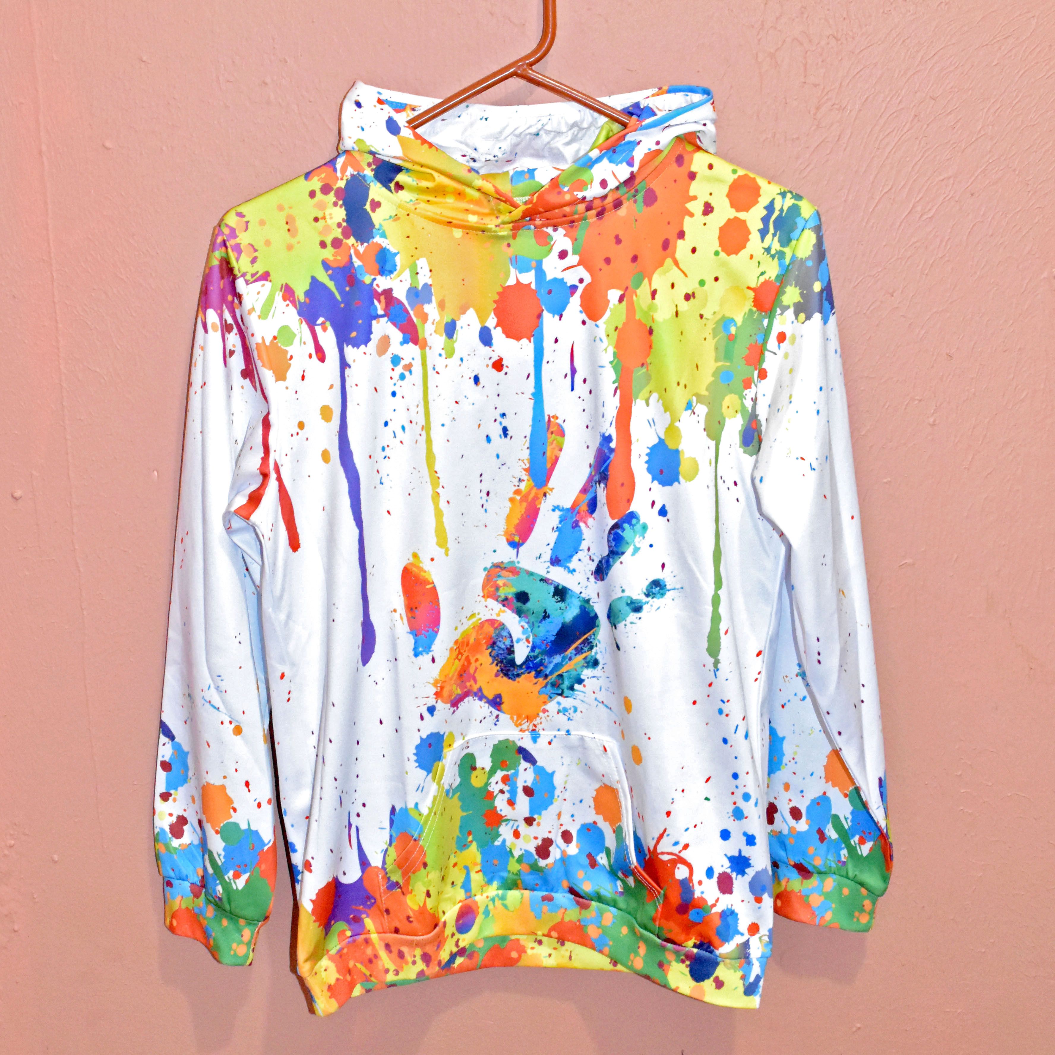 Art Paint Splatter Design Hoodie | Grailed
