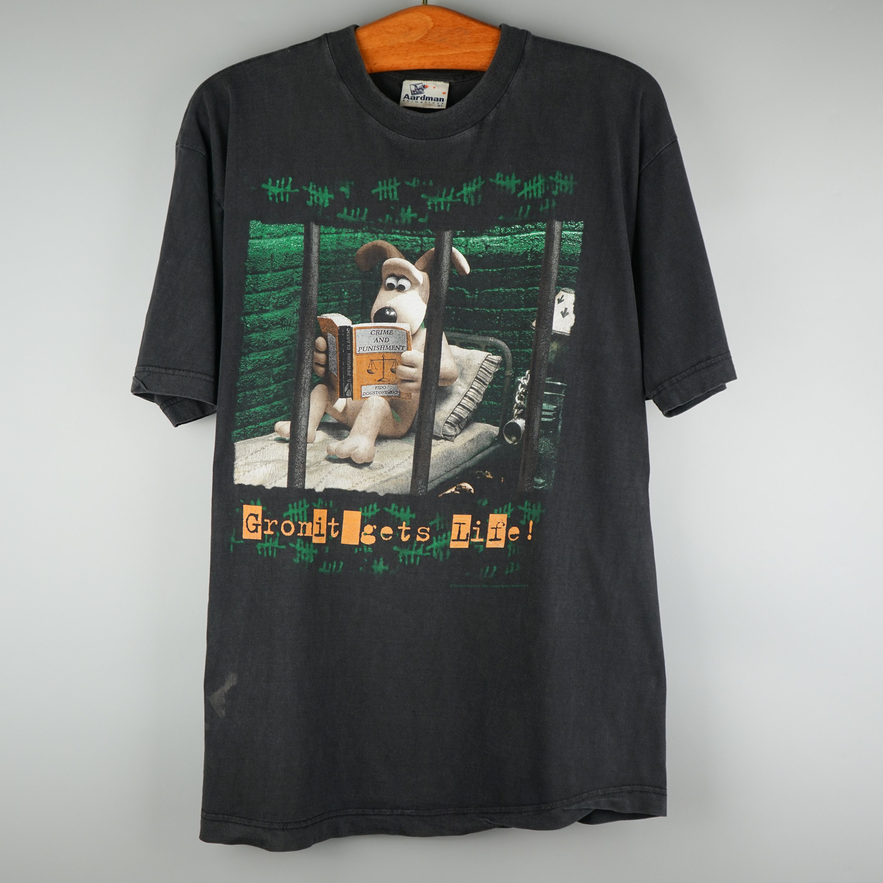 Cartoon Network × Vintage 1989 Wallace and Gromit t-shirt Gromit Gets ...