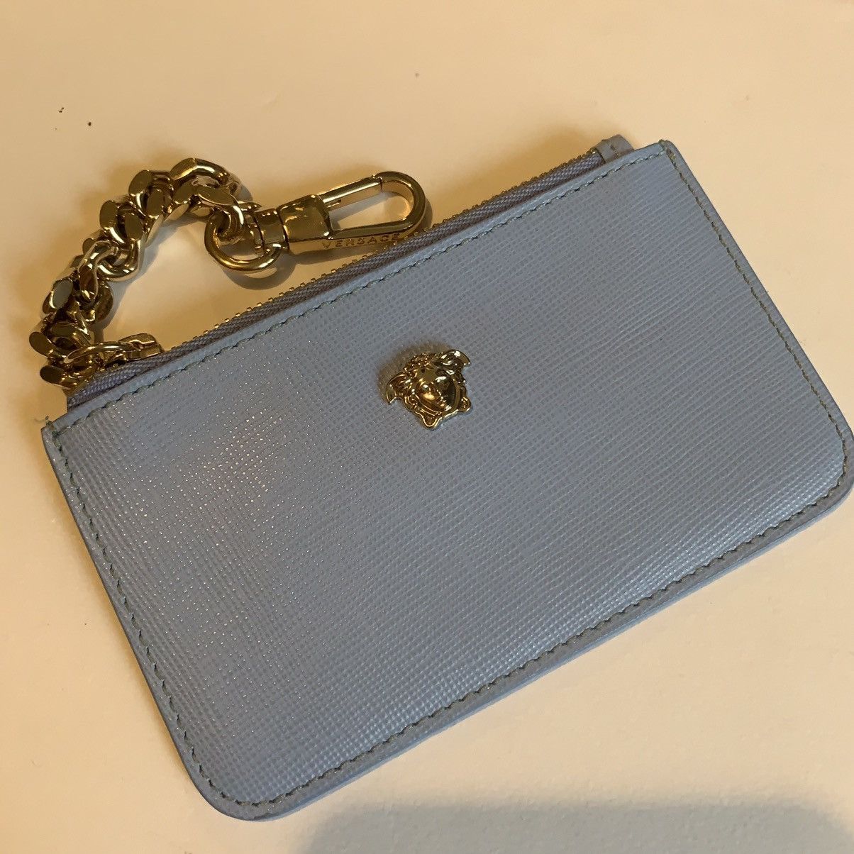 Versace Versace Blue Small Medusa Coin Pouch | Grailed