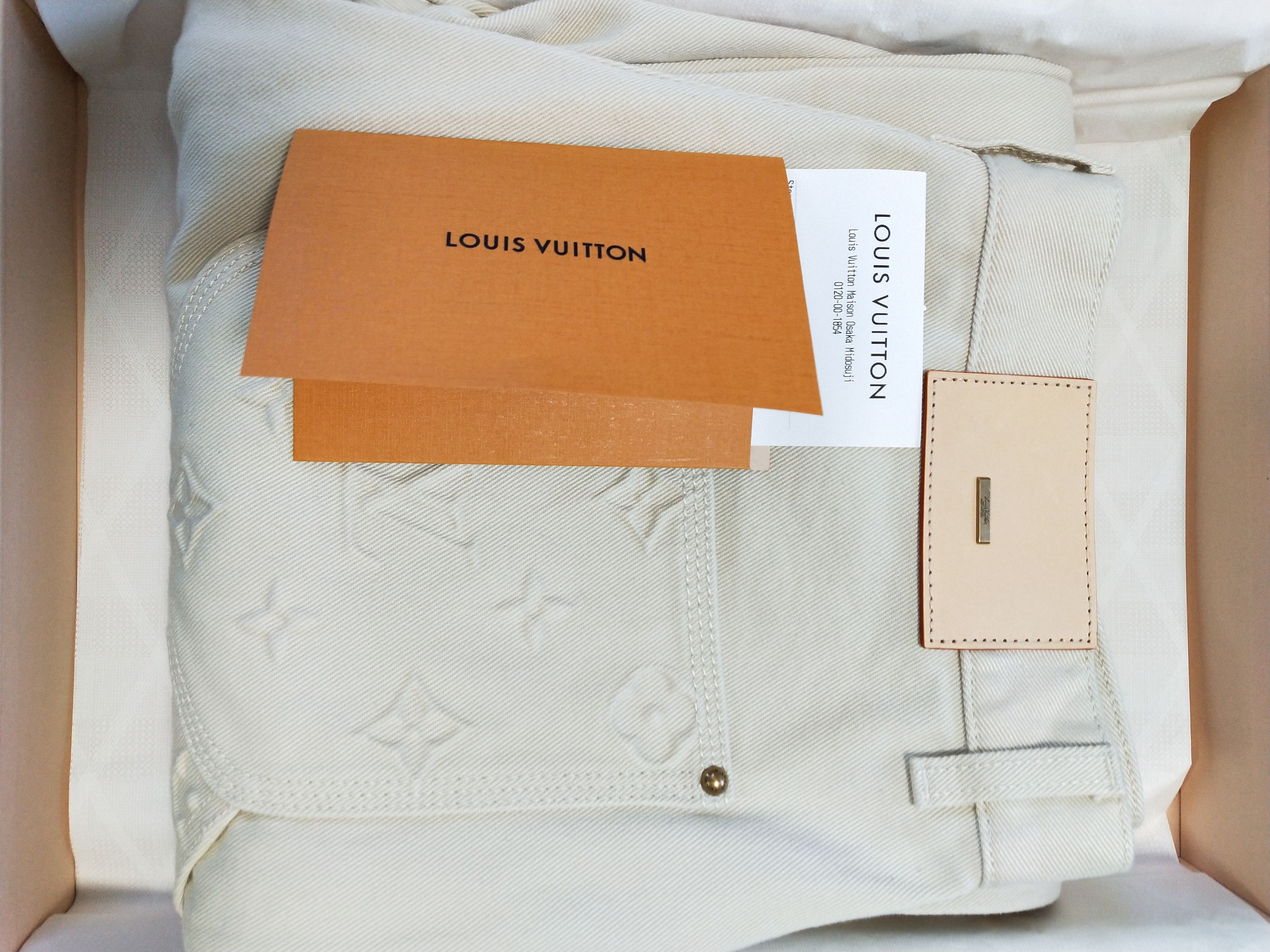 Louis Vuitton Monogram Detail Carpenter Denim Pants | Grailed