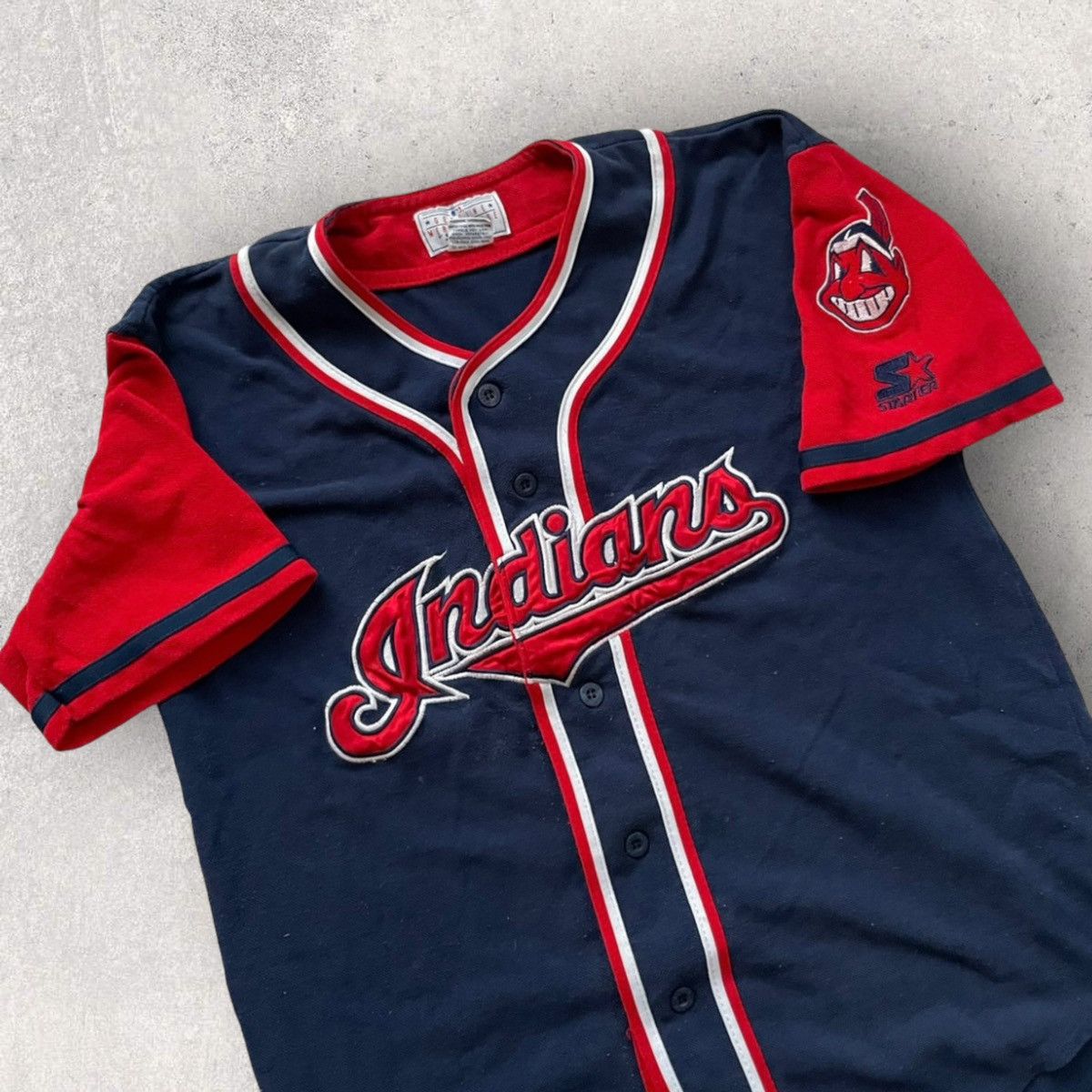 MLB × Nike × Starter Vintage Cleveland Indians Starter Jersey 90s M | Grailed