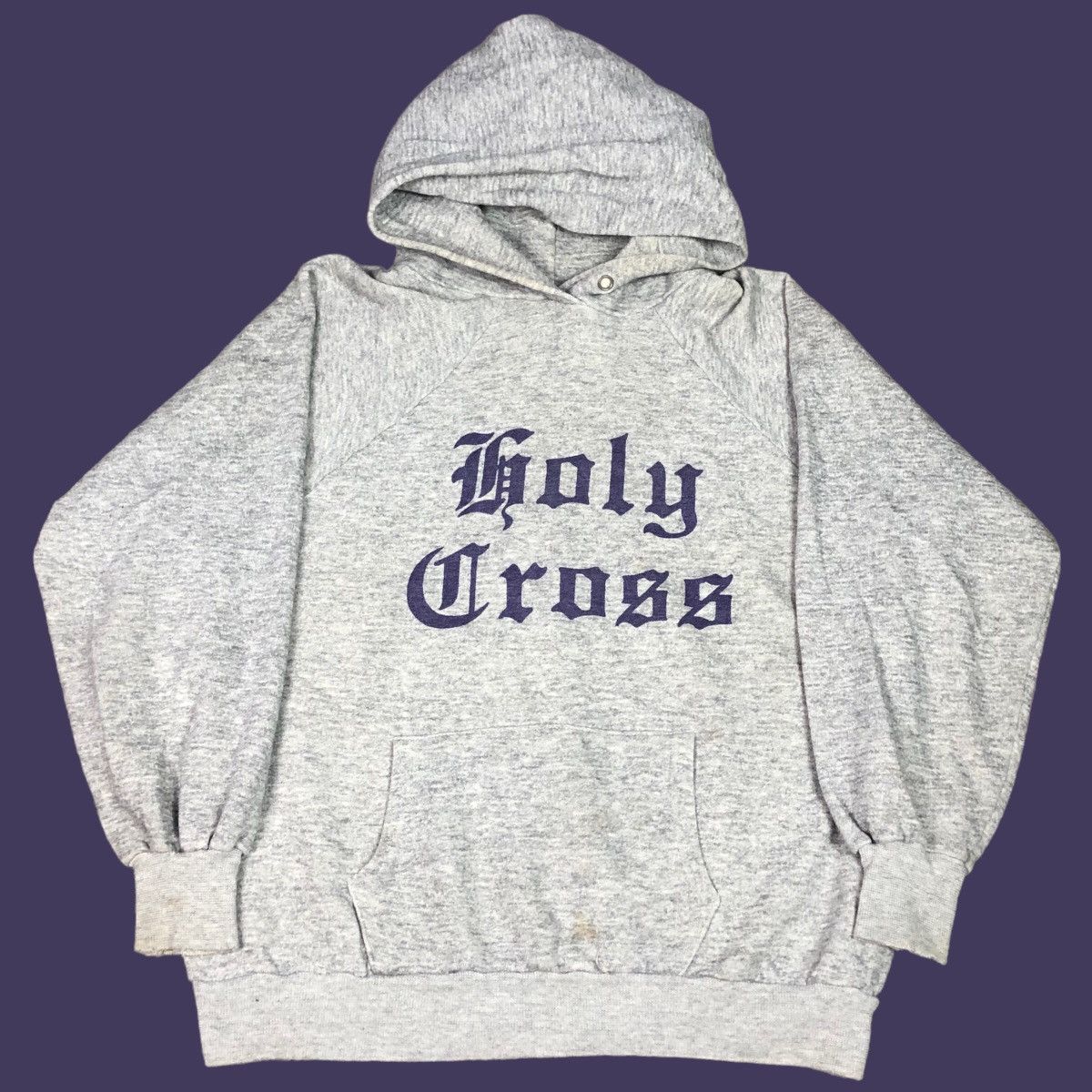 Vintage Vintage 70s 80s Holy Cross University Sweatshirt Boxy M | Grailed