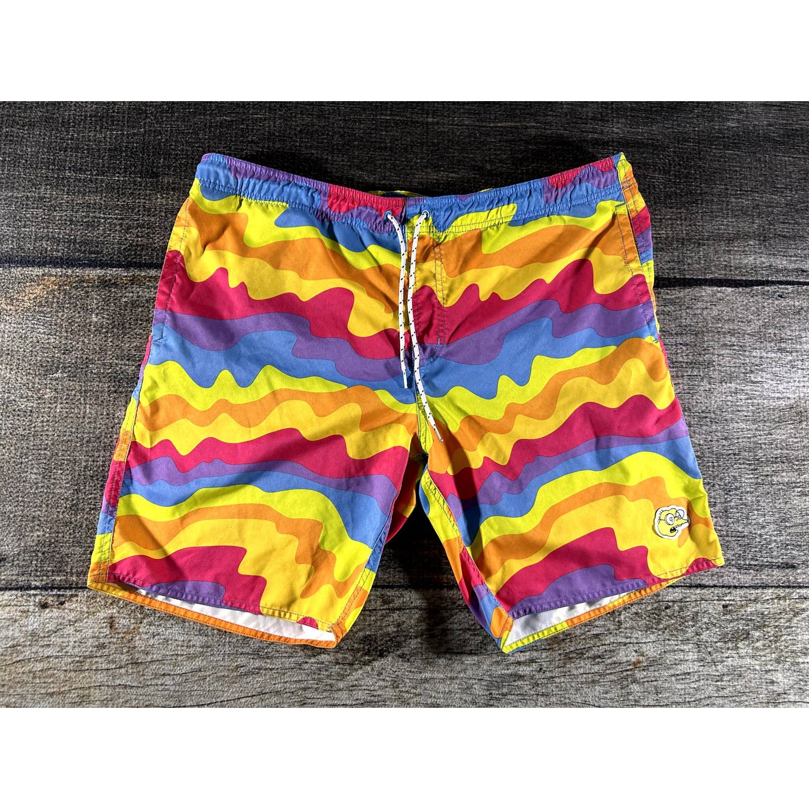 Neff Neff Swim Trunks Board Shorts Mens The Simpsons Size XL | Grailed