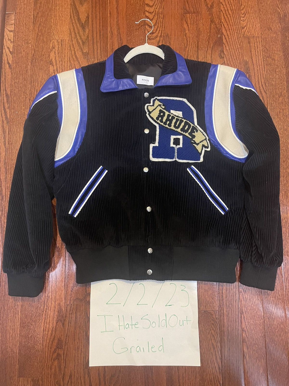 Rhude Rhude Royal Varsity Jacket | Grailed