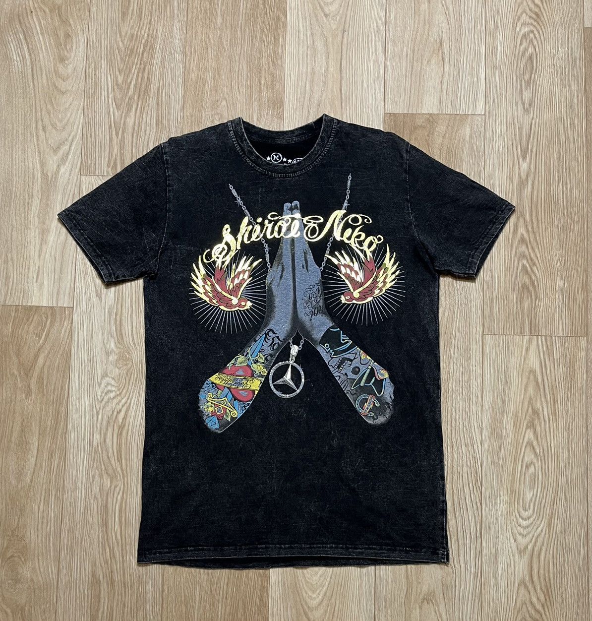 Vintage Rare Shiroi Neko Ed Hardy Style Faded Shirt | Grailed