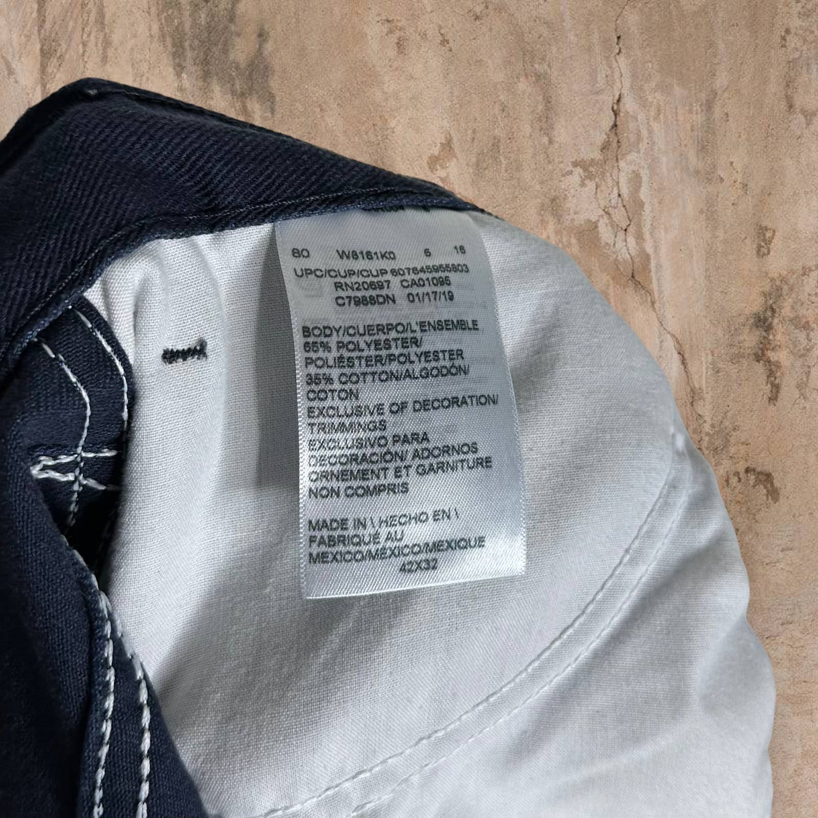 Vintage Dickies Khakis Pants Blue Relaxed Fit Black Label Work Wear ...