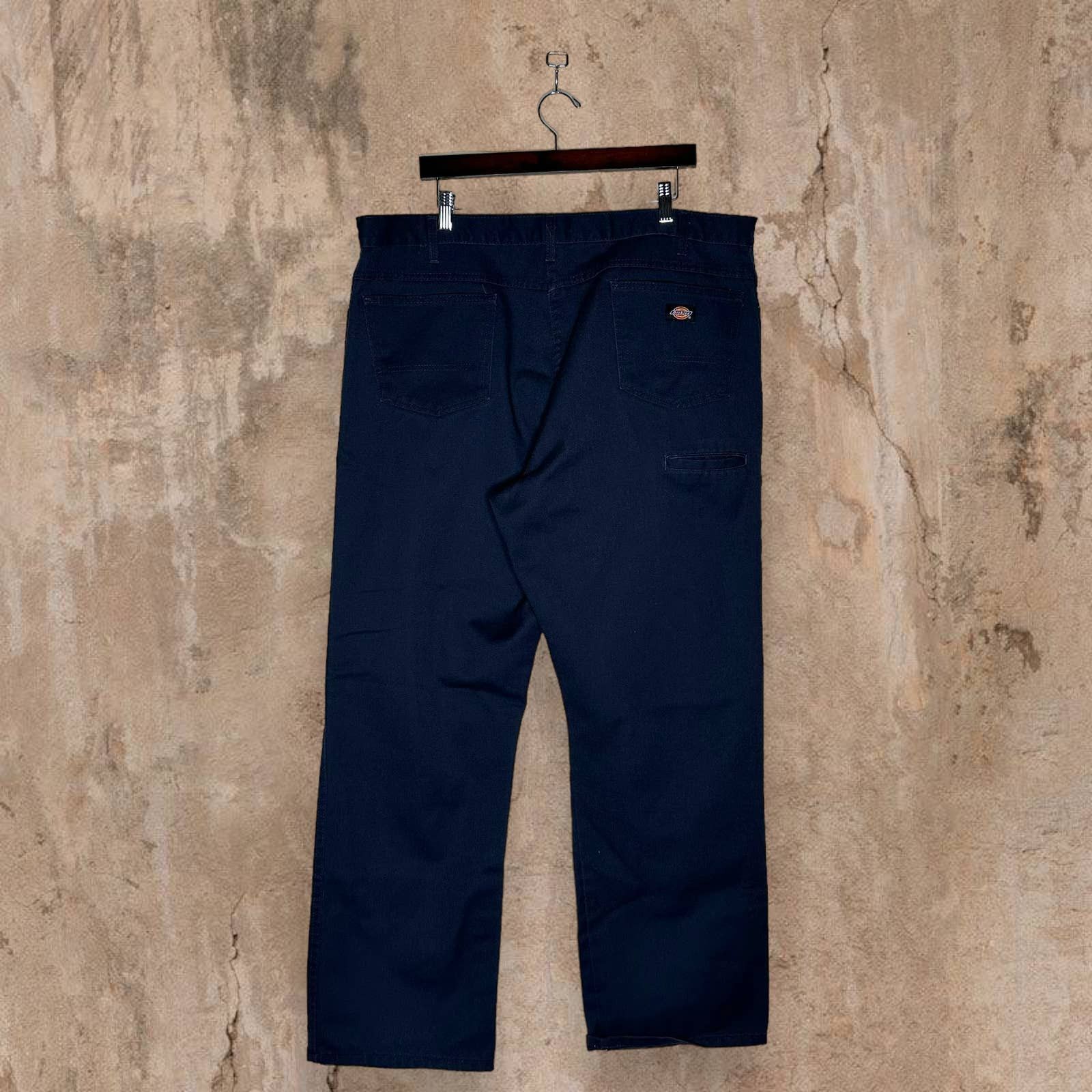 Dickies × Streetwear × Vintage Dickies Khakis Pants Blue Relaxed Fit Black Label Work Wear | Grailed