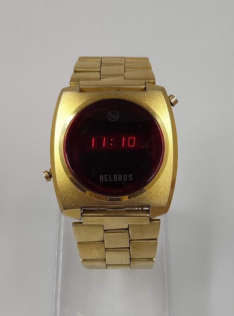 Vintage Vintage HELBROS USA RED LED Men’s Watch Retro 70-80’s | Grailed