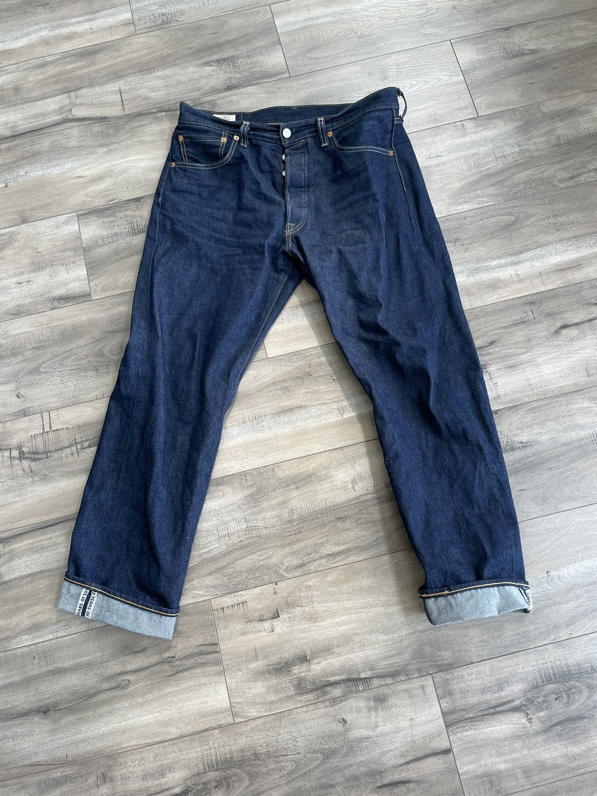 Levi's Levis 150 anniversary 501 selvedge denim | Grailed