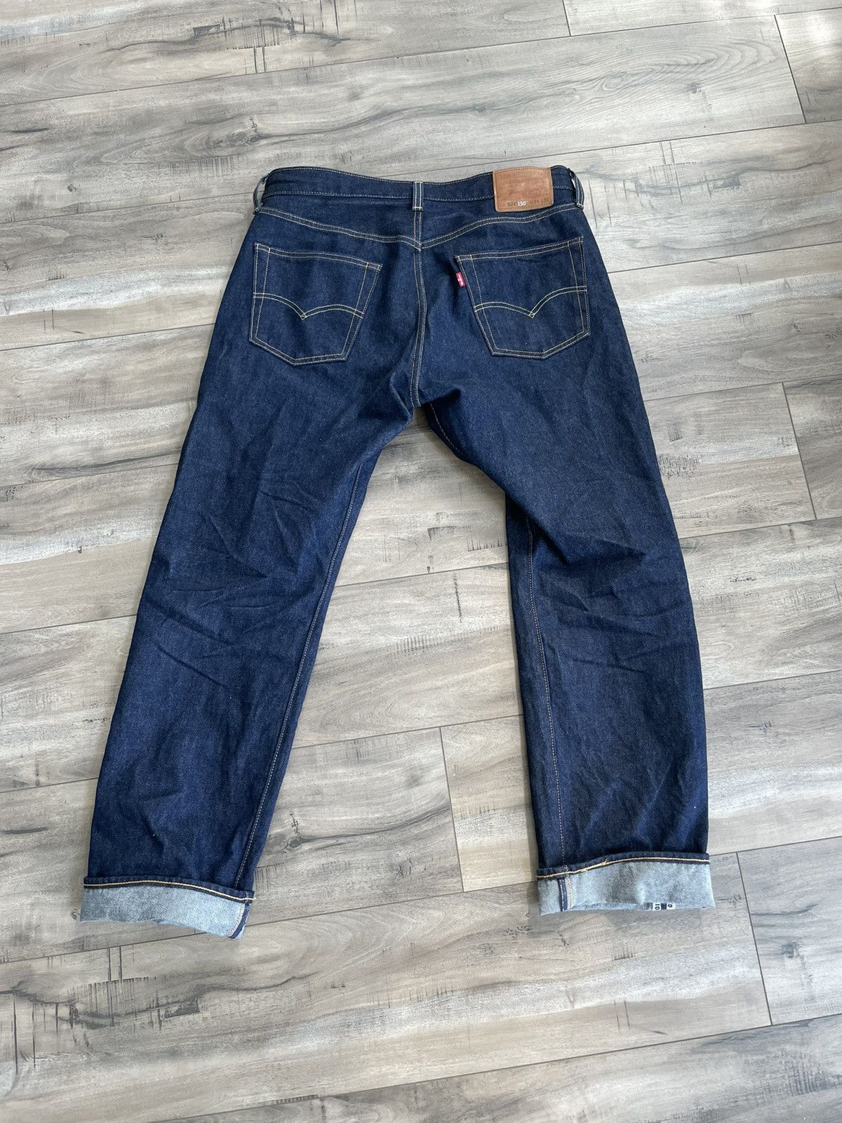 Levi's Levis 150 anniversary 501 selvedge denim | Grailed