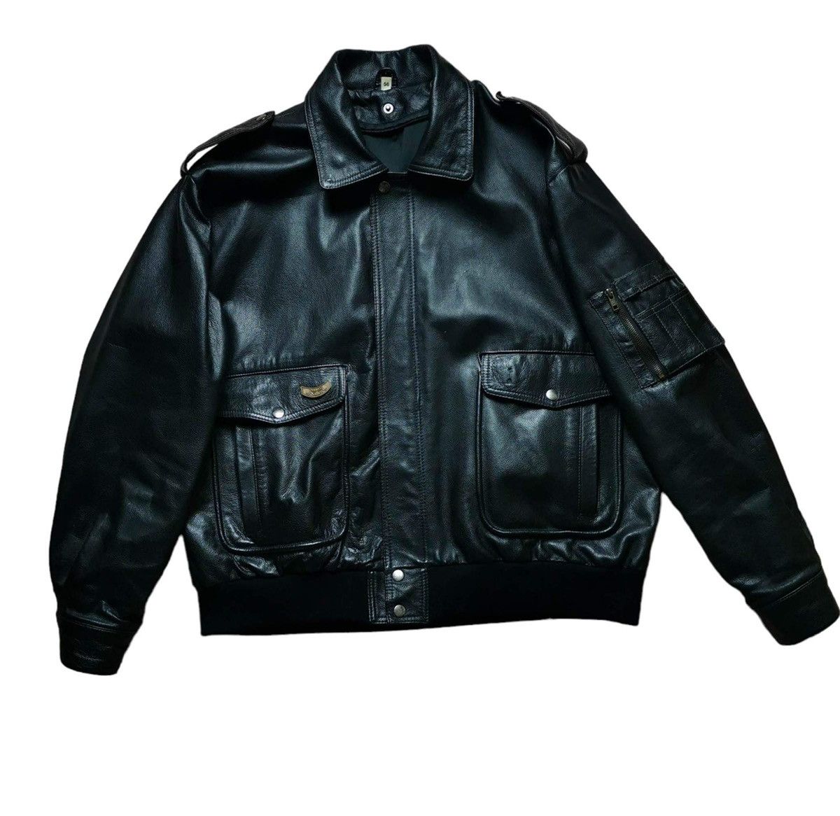 Vintage Genuine Leather Jacket instagram 90s | Grailed