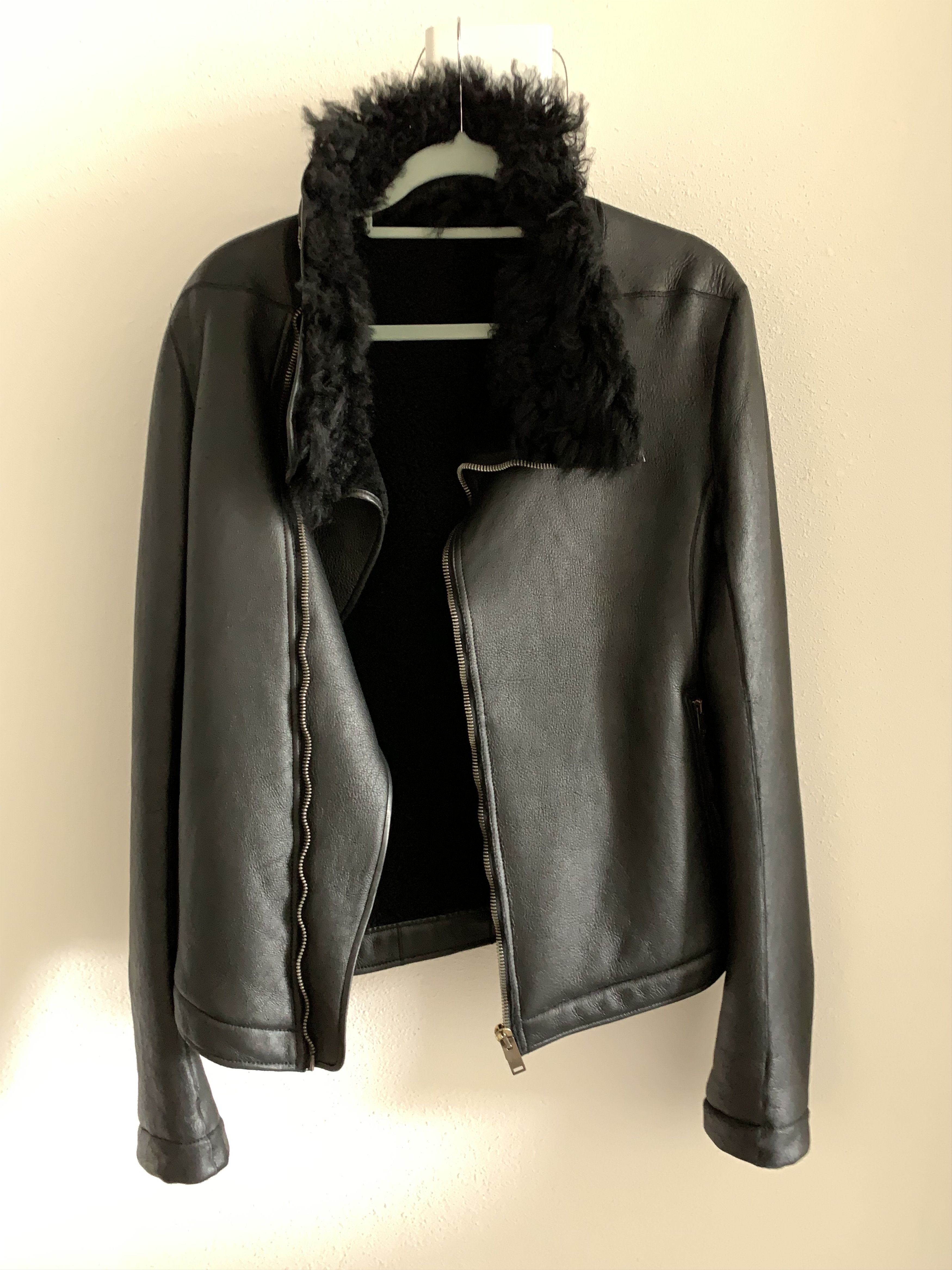 Rick Owens Rick Owens Fur Shearling Leather Coat Grailed 9897