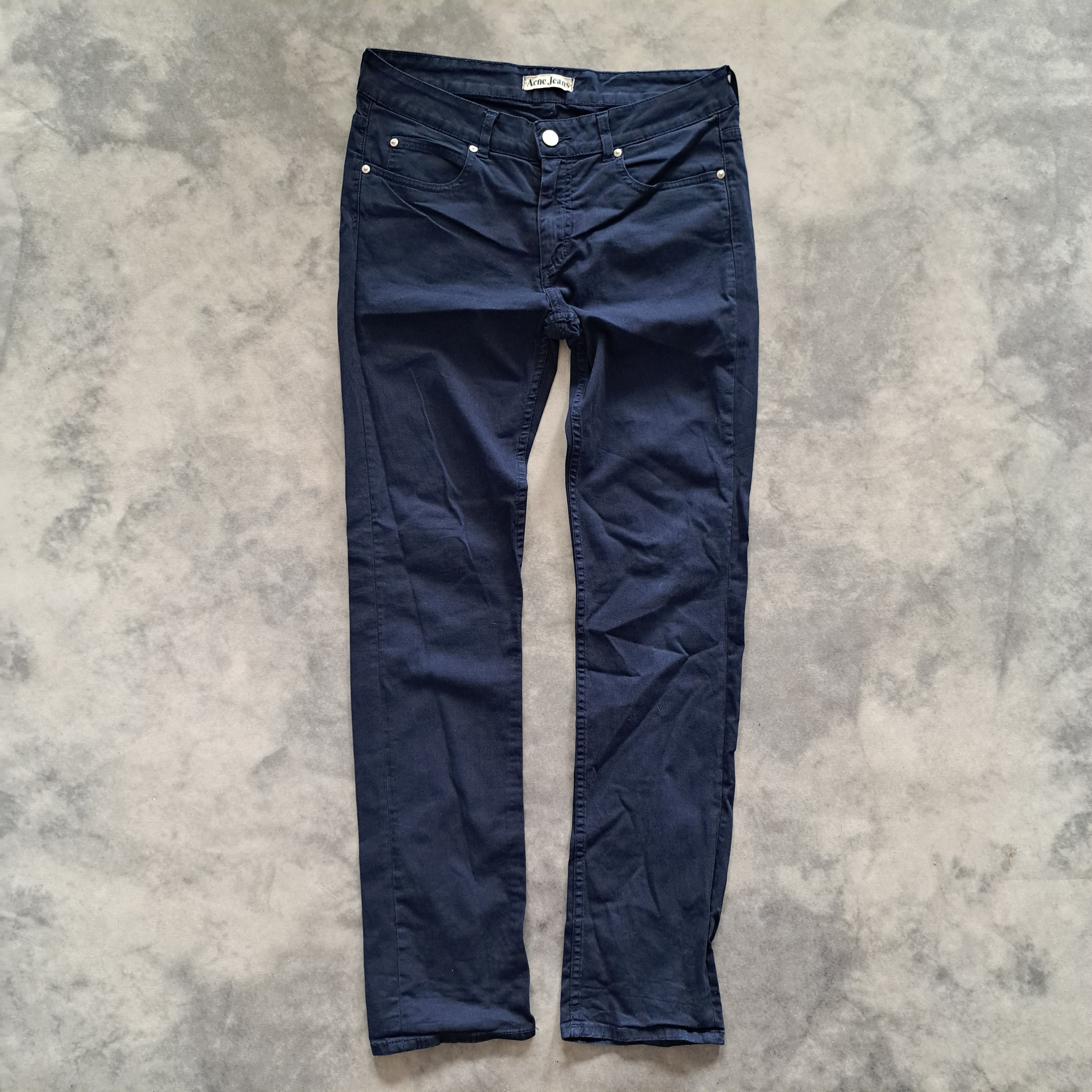 Acne Studios Acne Hex Summer Blue Slim Jeans Stacked Amiri Represent ...