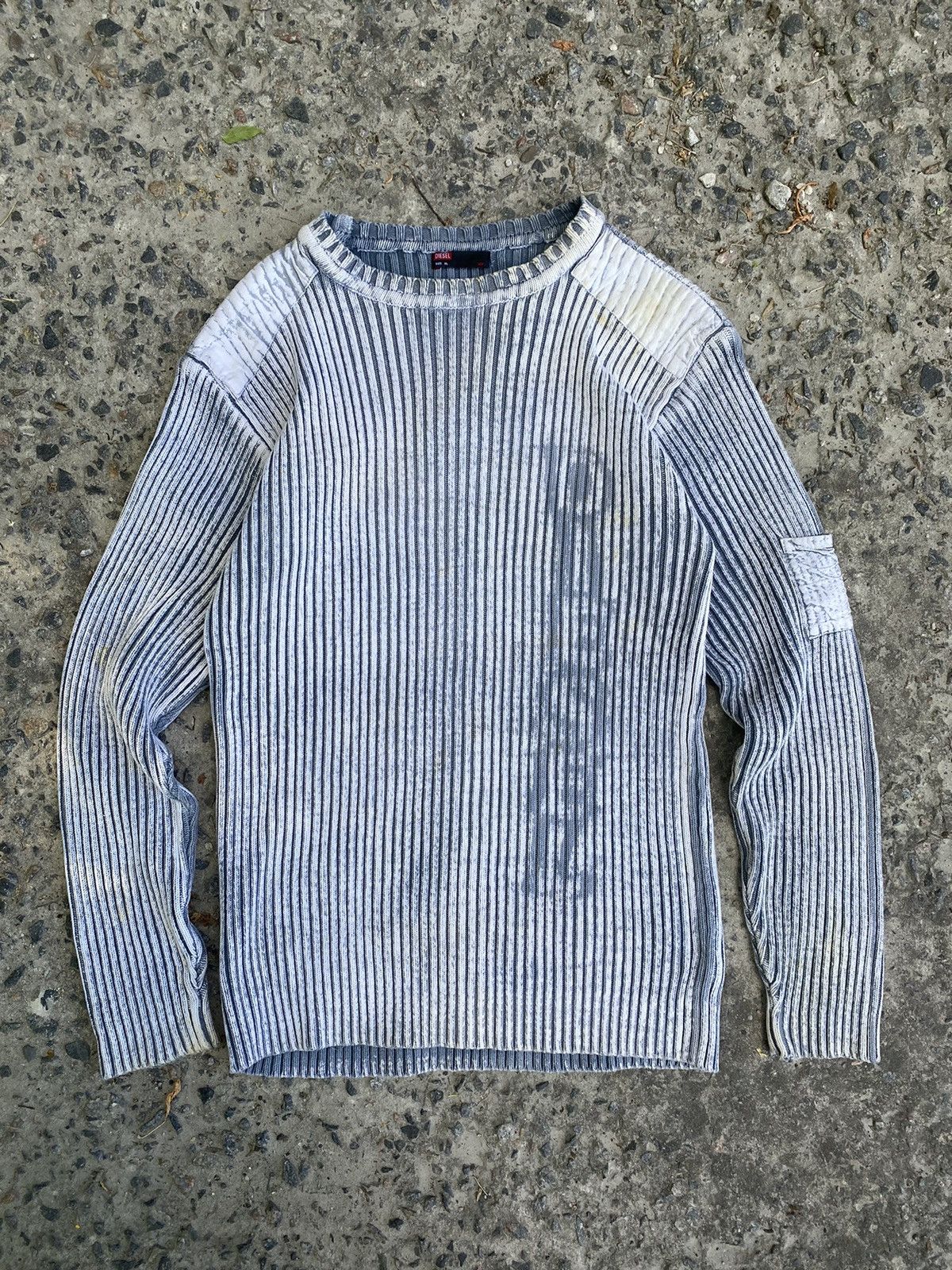 Diesel Vintage Diesel distressed knit Y2k sweater | Grailed