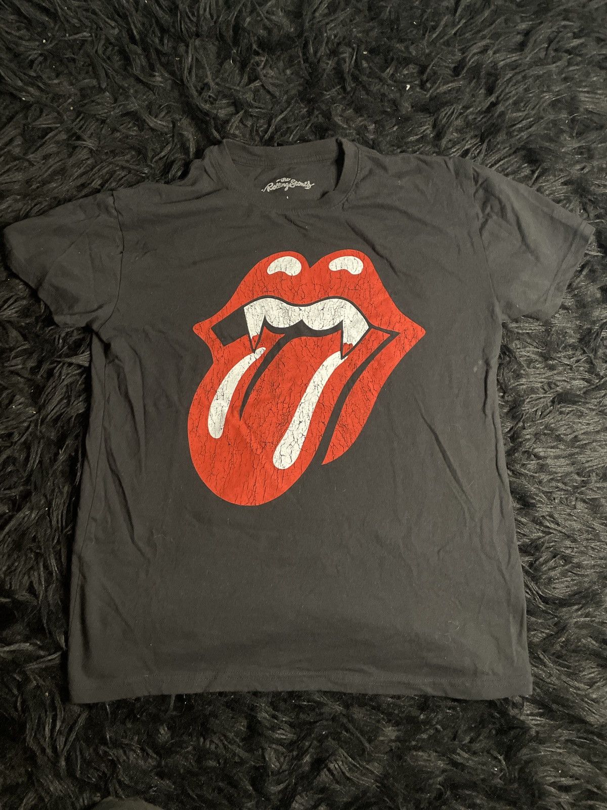 The Rolling Stones *Rare* 1900s Vampire Fang Rollimg Stones Tee | Grailed