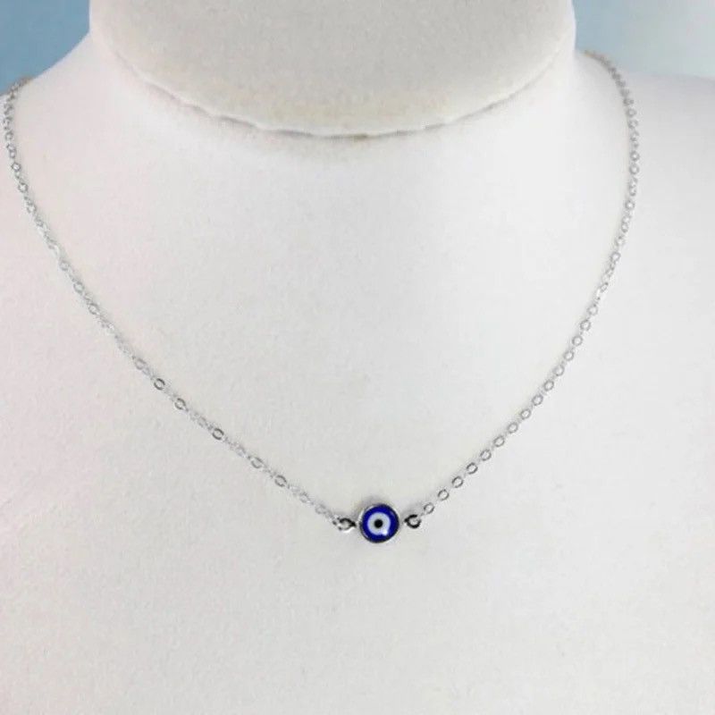 Cuban Link Chain Evil Eye Pendant Necklace | Grailed