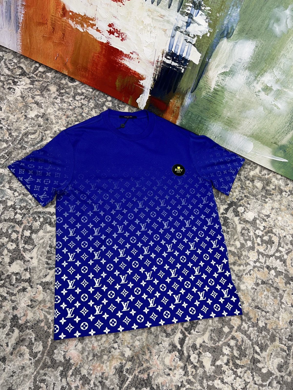 Louis Vuitton LV monogram t shirt | Grailed