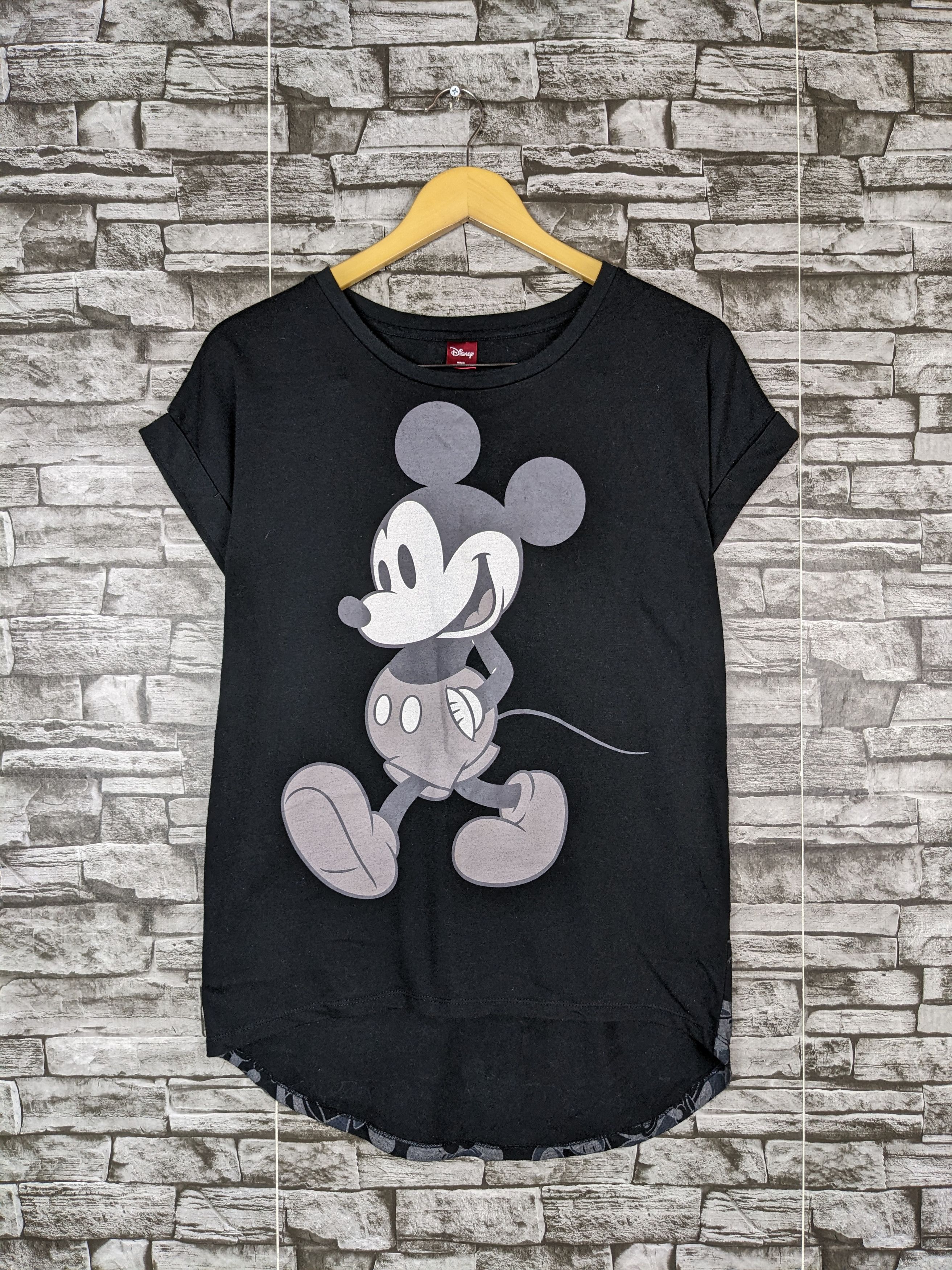 Disney × Mickey Mouse Disney Shirt Mickey Print Short Sleeve Outerwear ...