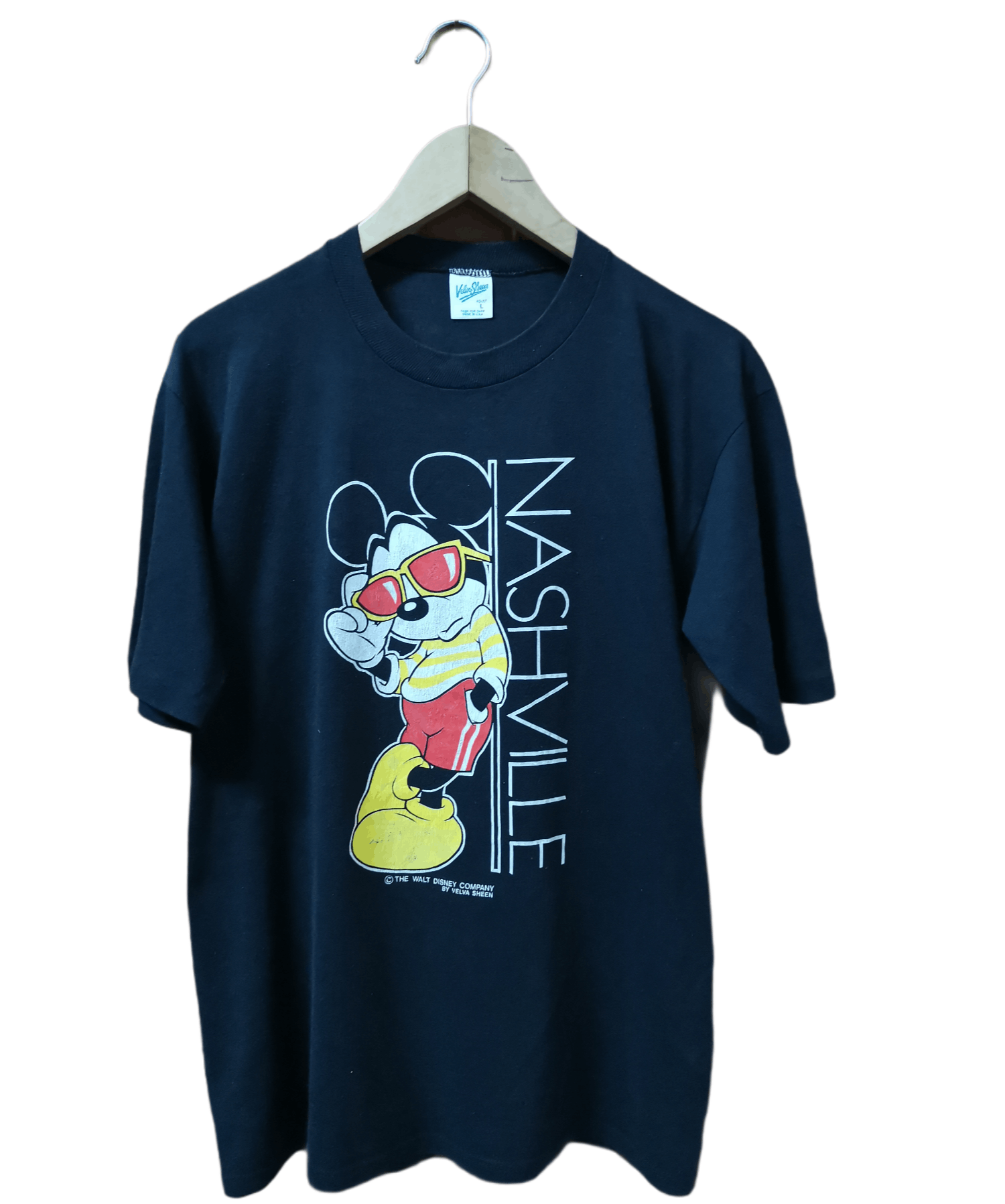 Vintage Disney Mickey X Vintage By Velva Sheen X Made In Usa Grailed