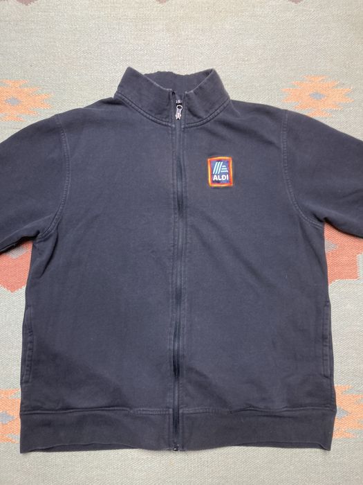 Uniform Wares Aldi Grocery Full Zip Uniform Sweater Medium Work Jacket ...