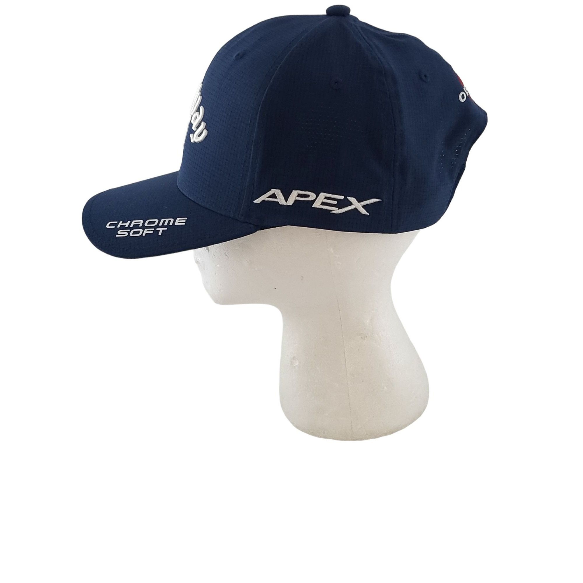 Callaway Callaway Golf Apex Chrome Soft Blue And White Strapback Hat ...