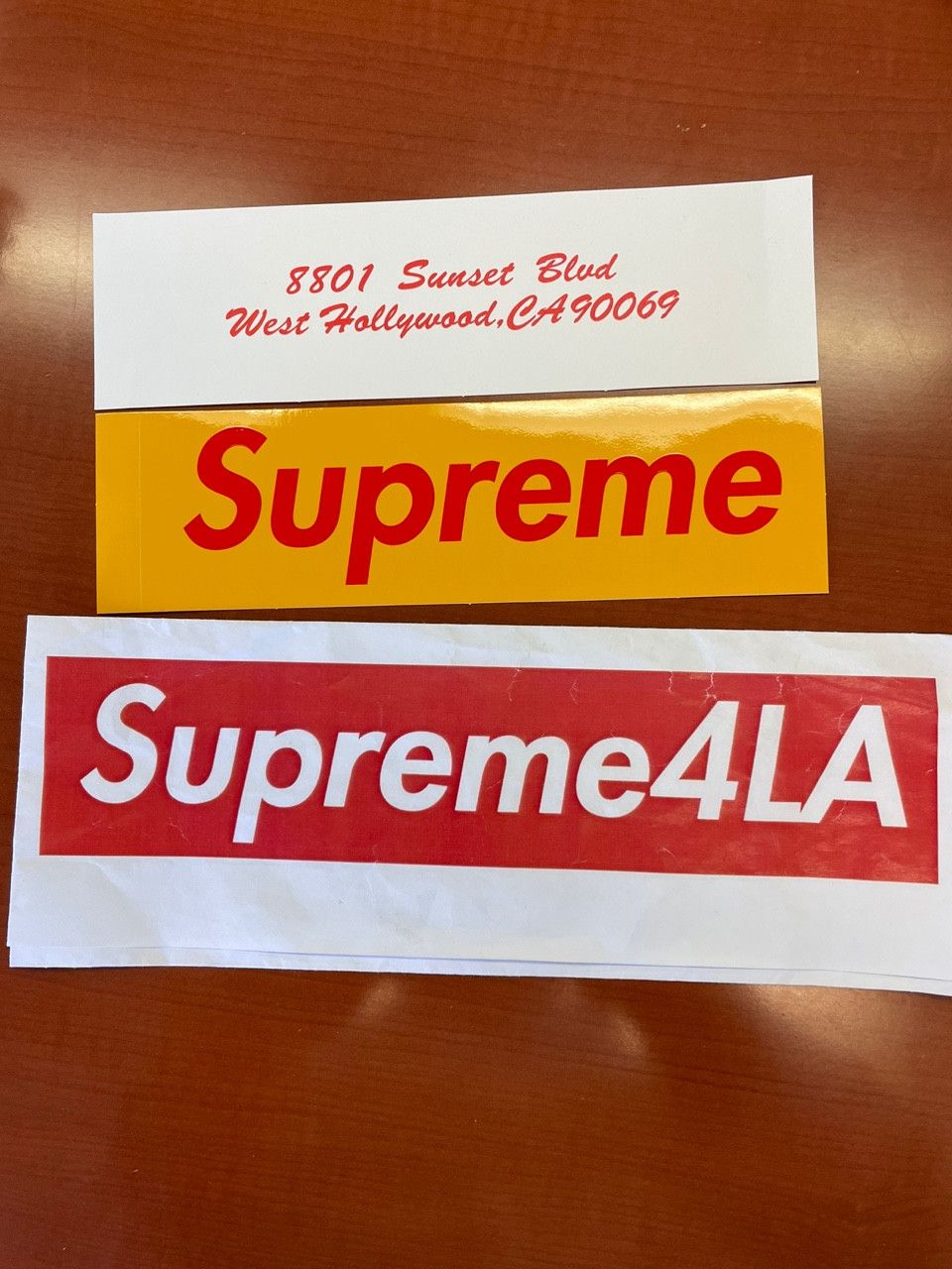 Supreme Supreme West Hollywood Box Logo Sticker | Grailed