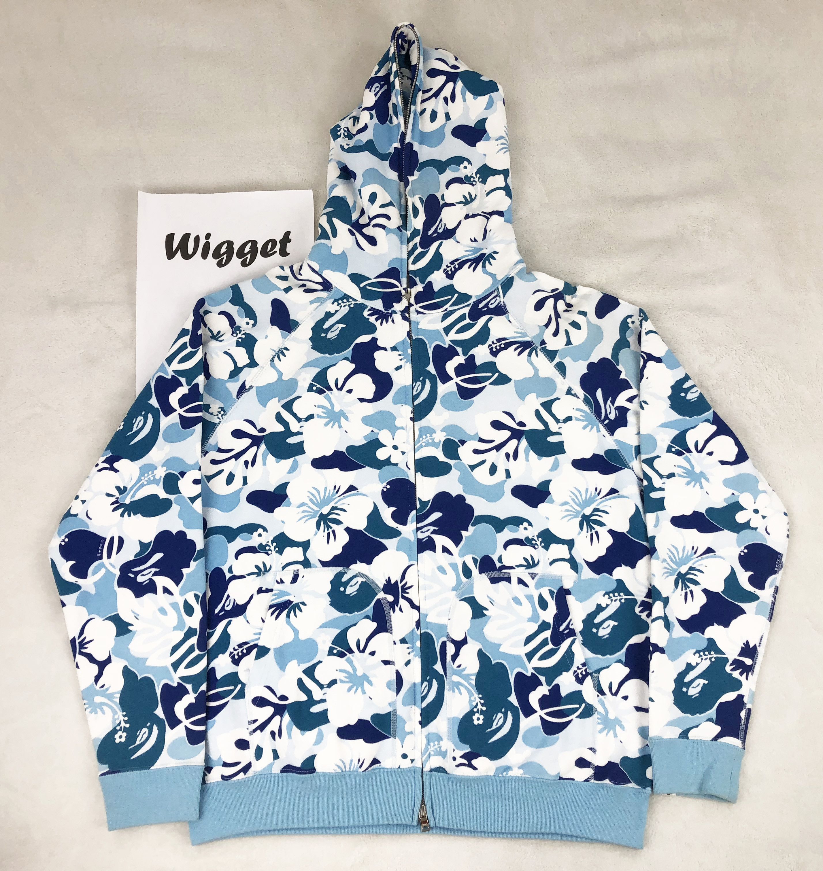 Bape Bape a bathing ape SS09 Flower camo blue Nigo Summer flowers | Grailed