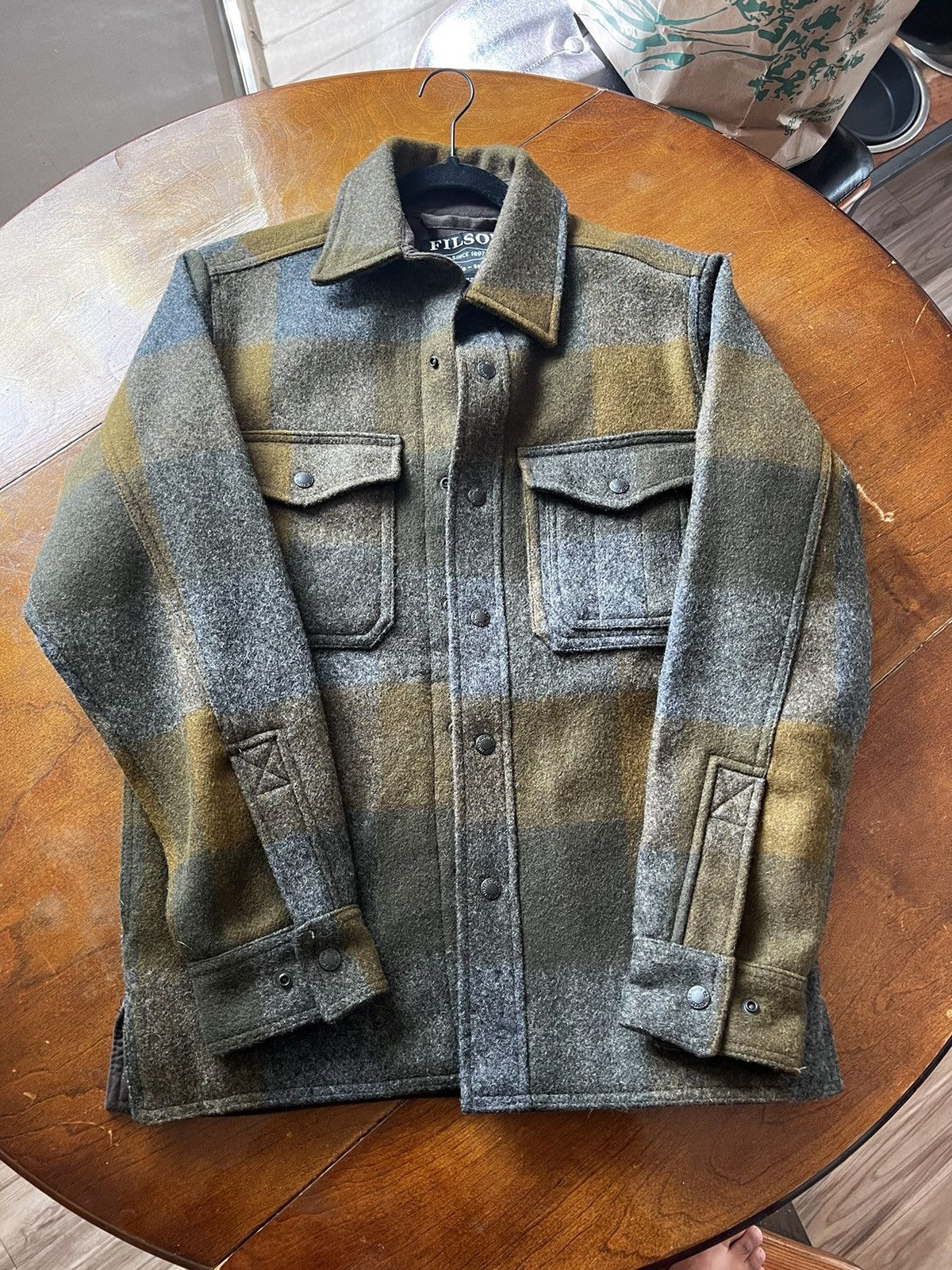 Filson Filson mackinaw wool Jac shirt In Military Plaid XS | Grailed