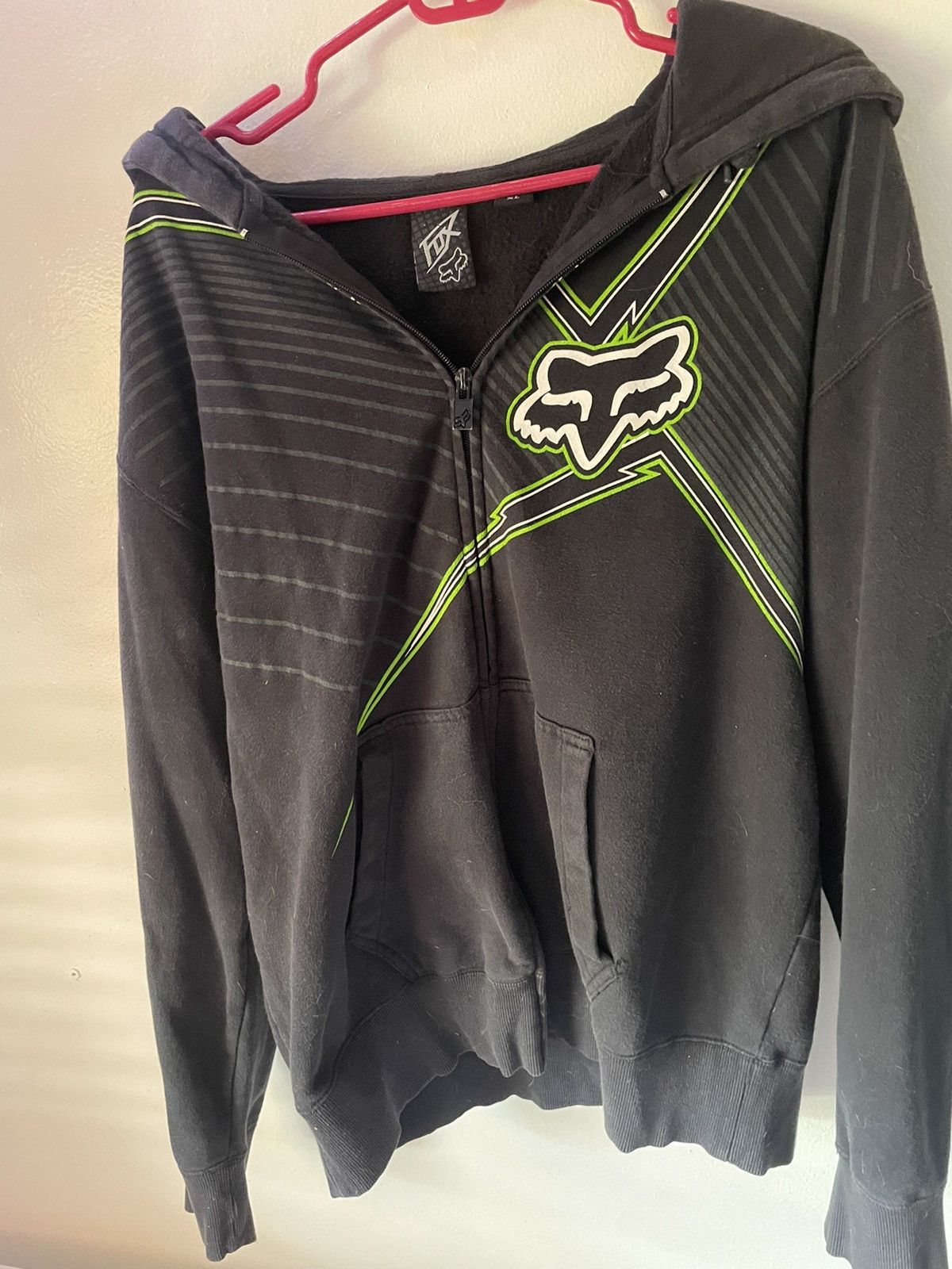 Fox Racing Fox racing zip up jacket early 2000s | Grailed