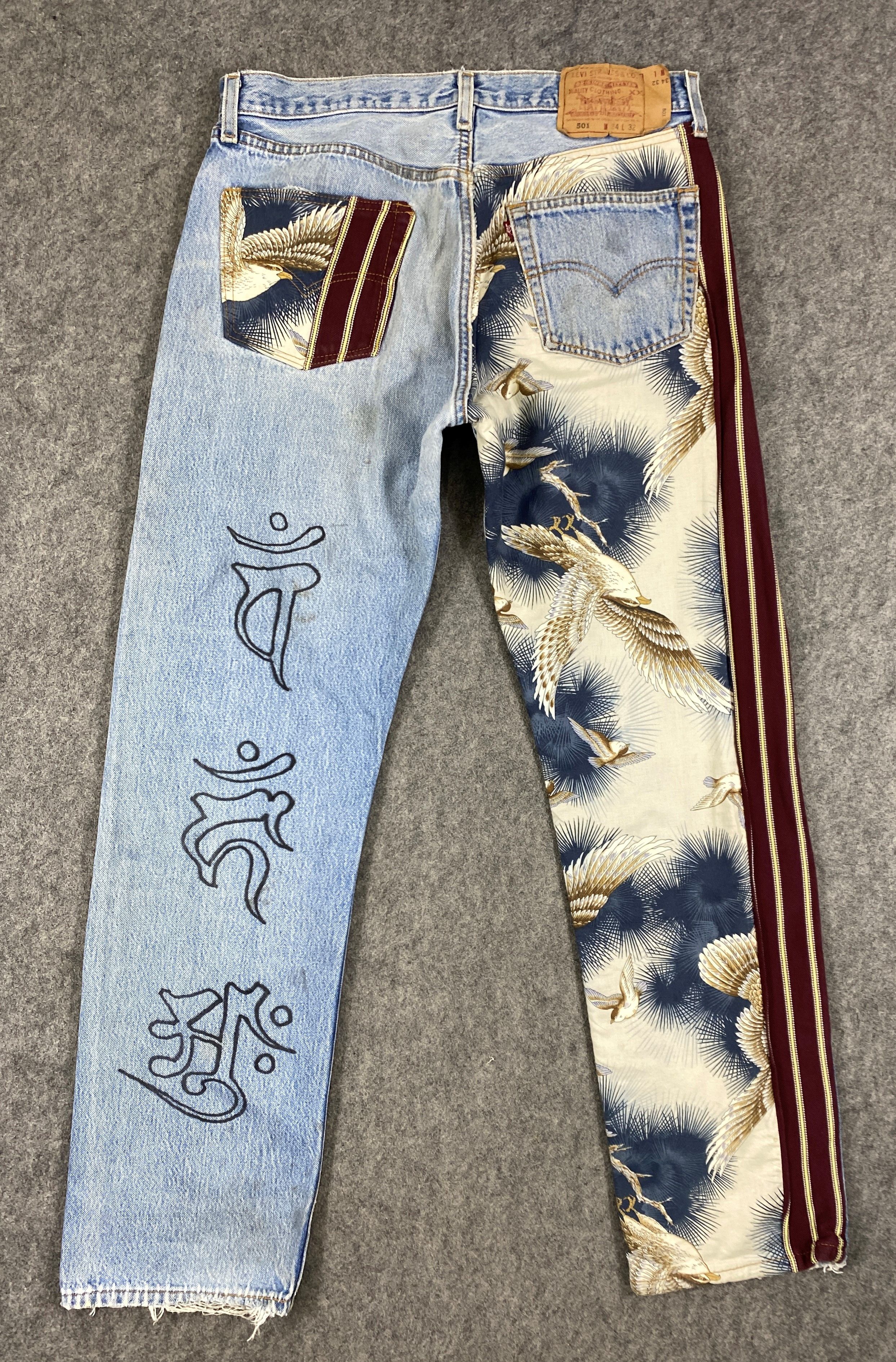 Vintage Light Blue Vintage Levis 501 USA Custom 32x30.5-JN3195 | Grailed