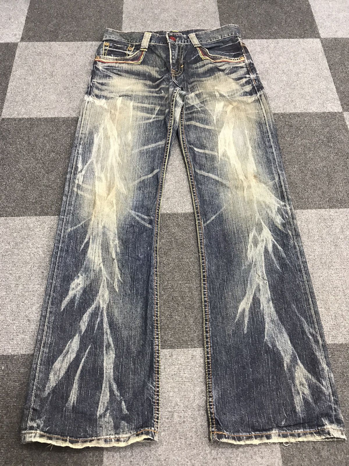 Edwin Flare Edwin Rare Faded Design Jeans | Grailed