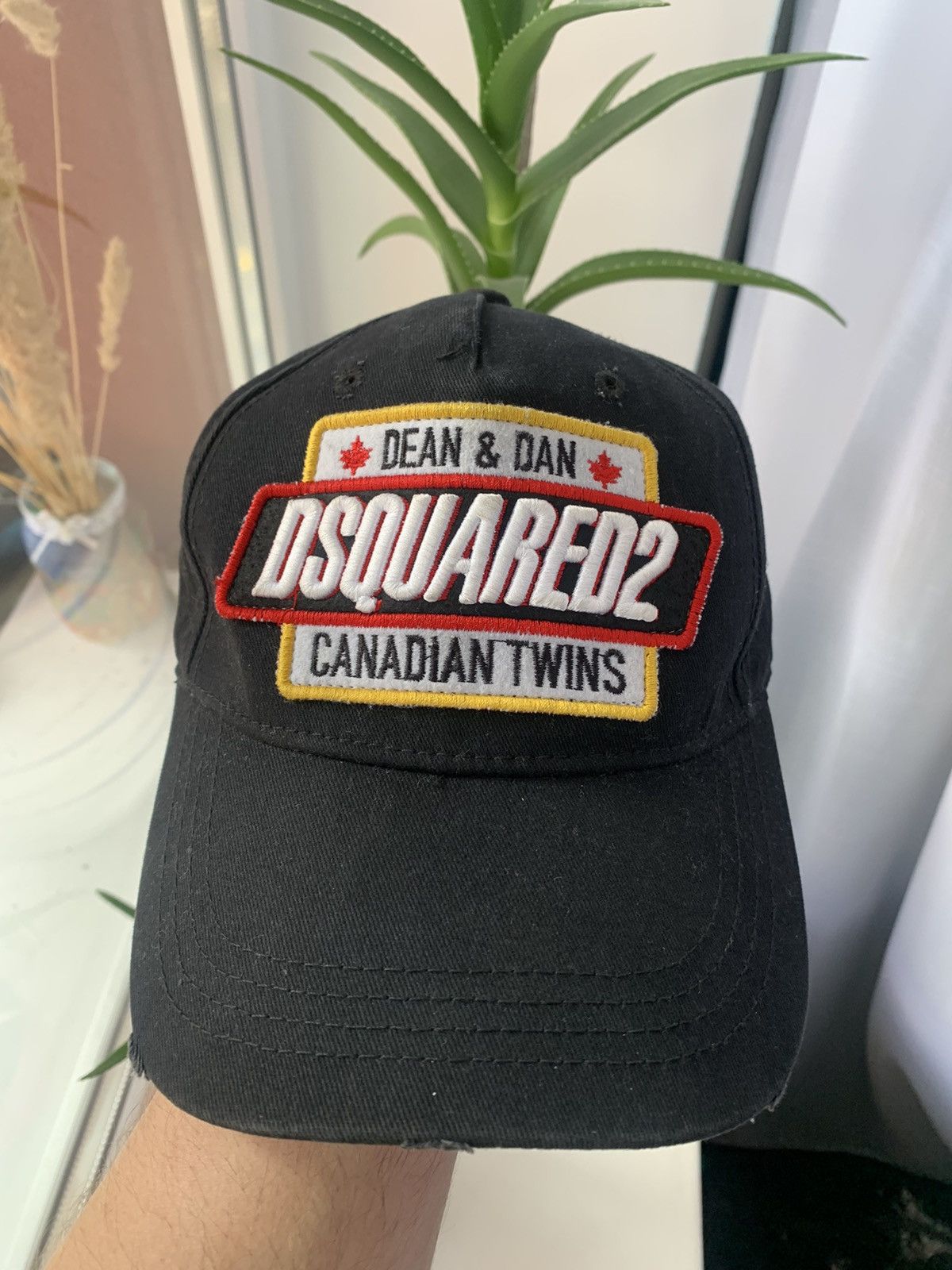 Vintage Dsquared2 Baseball black Cap "CANADIAN TWINS” made in Italy ...