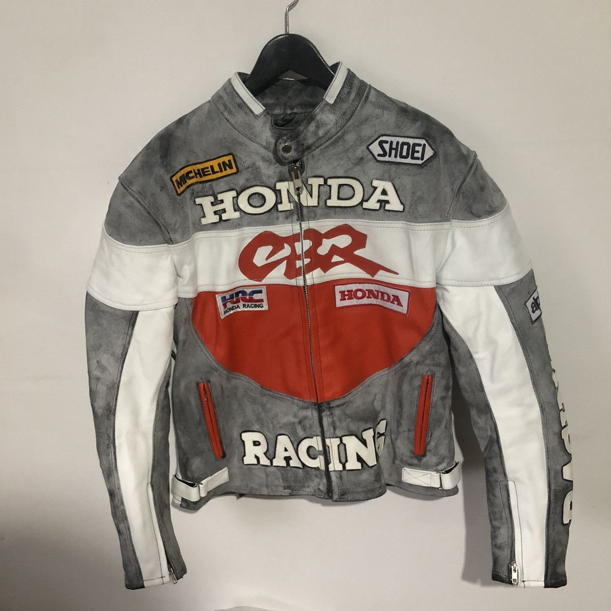 Honda Honda CBR Leather biker jacket size XL | Grailed