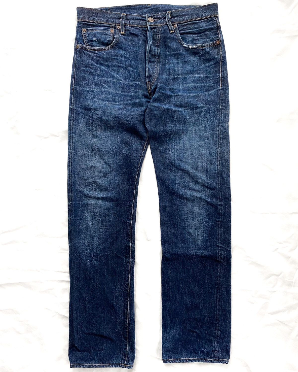 Vintage LEVIS VINTAGE RAW SELVAGE 501XX JEANS | Grailed