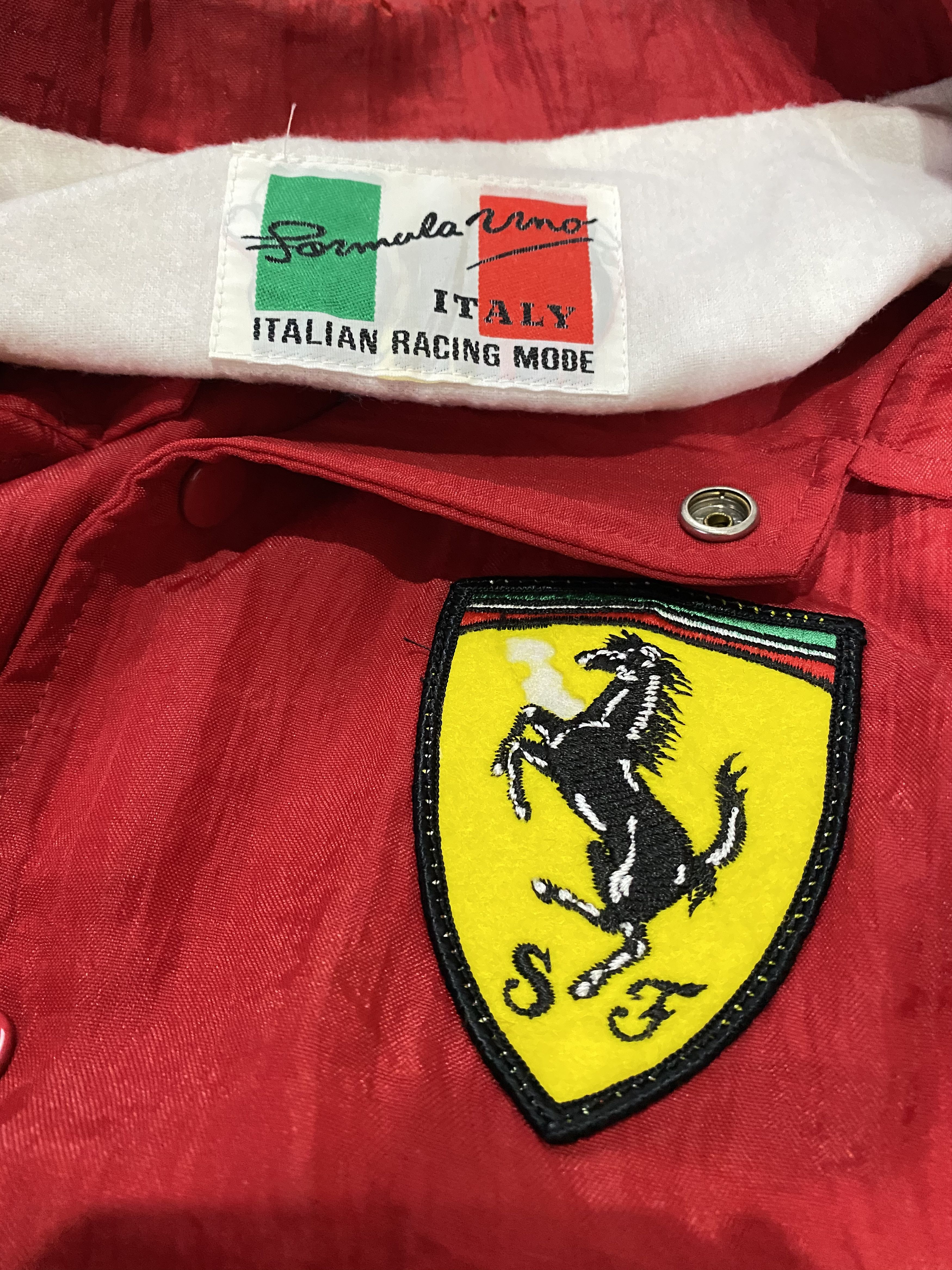 Ferrari VERY RARE VINTAGE JACKET FERRARI FORMULA UNO 80S | Grailed