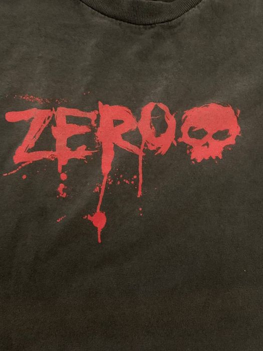 Streetwear (B010) Vintage Legendary Brand Zero Skateboarding T-shirt ...