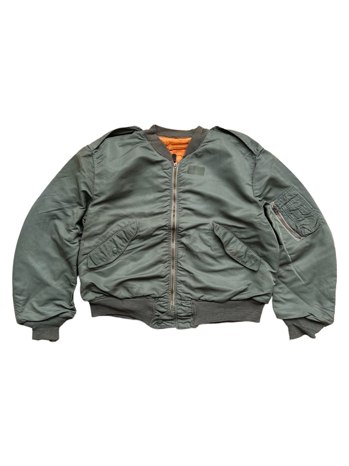 Military VERY RARE VINTAGE JACKET FLIGHT BOMBER L2B SKYLINE 60s | Grailed