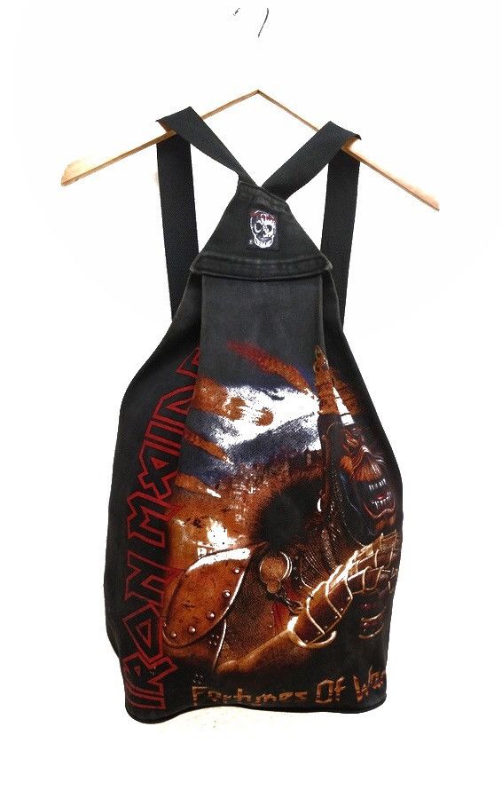 Iron Maiden Vintage IRON MAIDEN Fortunes Of War Bag Back Pack | Grailed